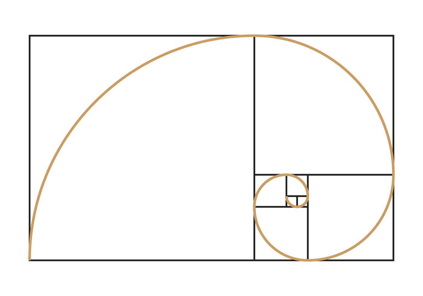 Fibonacci spiral symbol 680655 Vector Art at Vecteezy