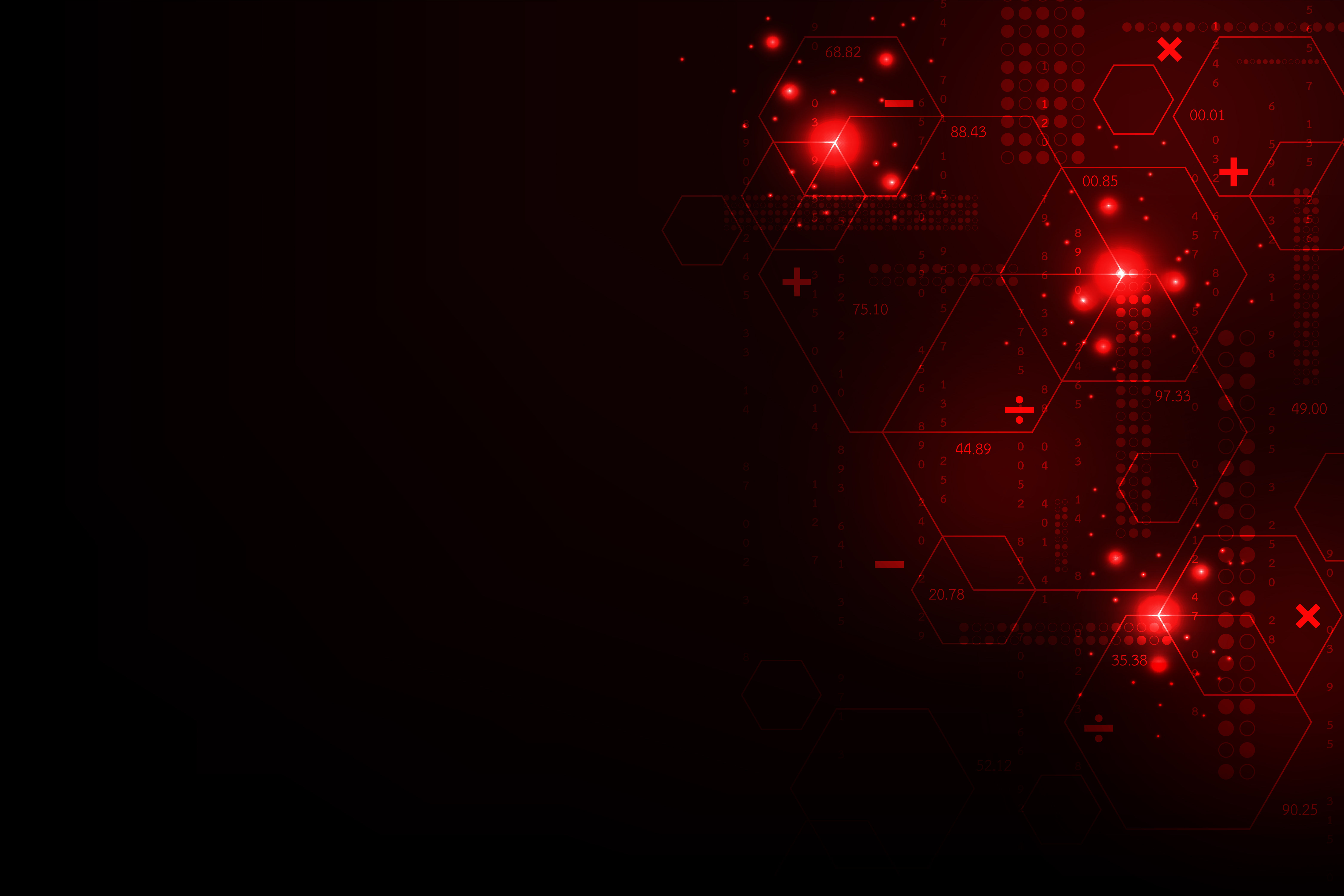 Red Abstract Digital Lines Design 681079 Vector Art At Vecteezy
