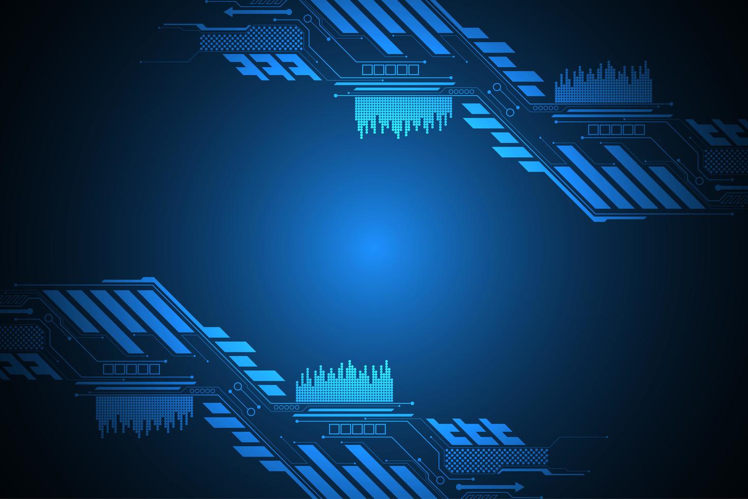 Digital tech display screen 681324 Vector Art at Vecteezy