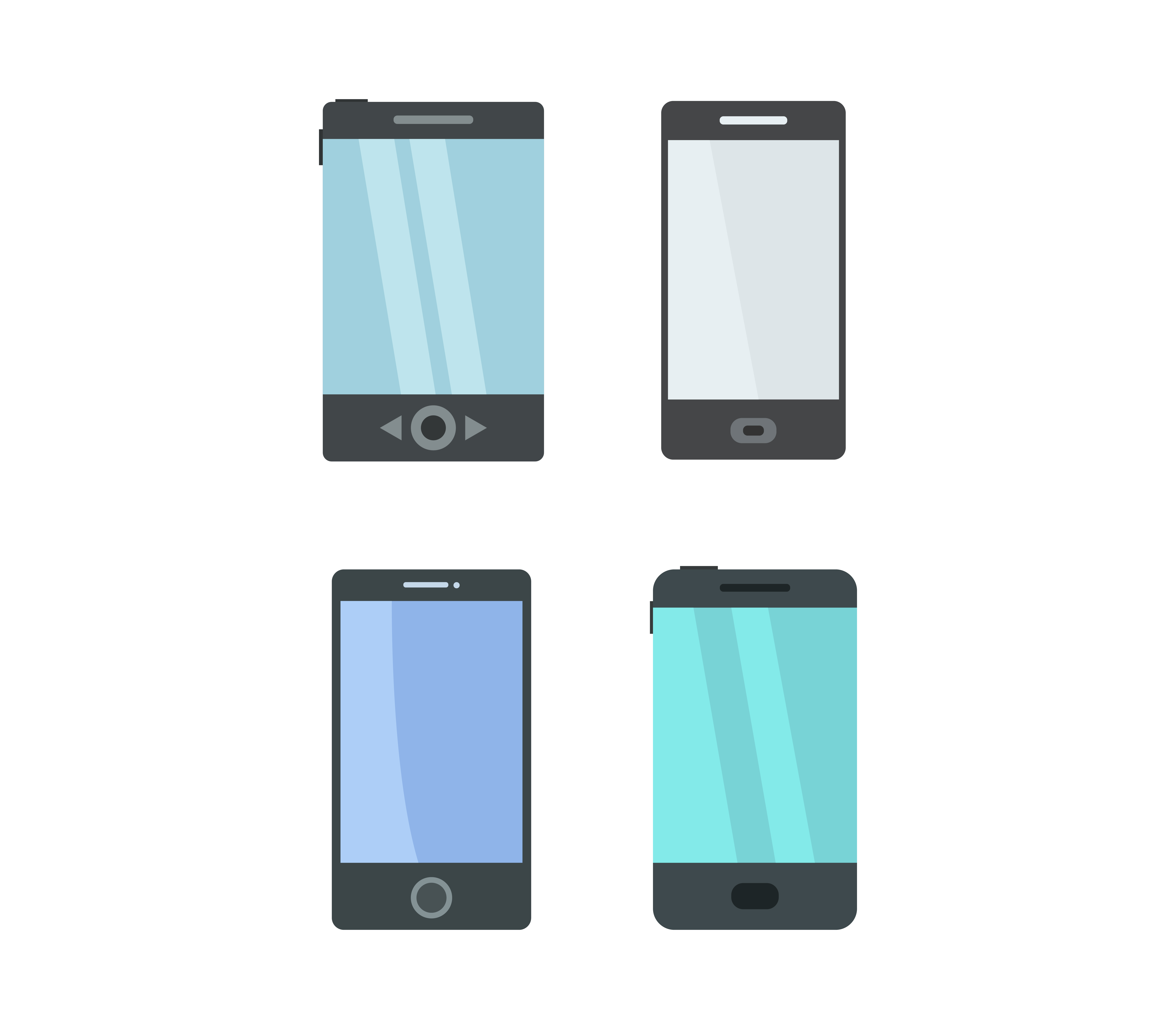 Set of smartphone icons 681873 Vector Art at Vecteezy