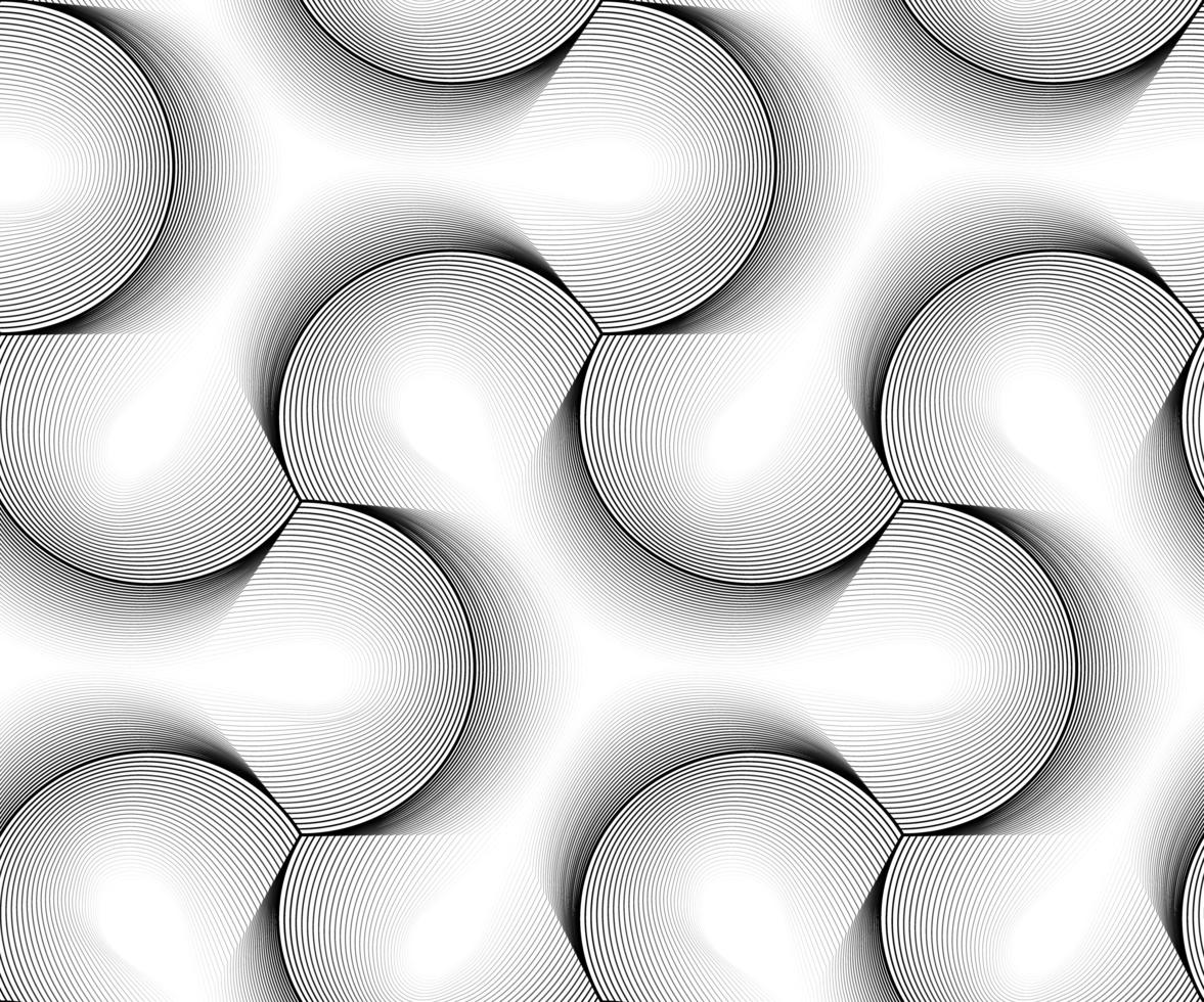 Vector Geometric Seamless Patterns Set Black And White Texture 682119