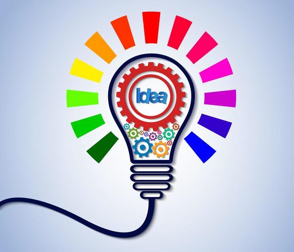 creative idea concept light bulb gear colorful icon 682124 Vector Art ... creative idea concept light bulb gear colorful icon 682124 Vector Art ...