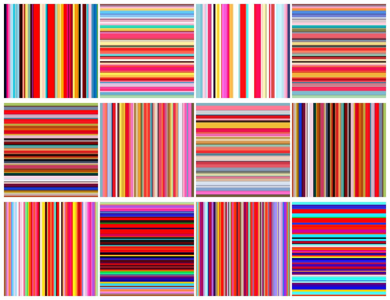 Set of color lines seamless pattern 683401 Vector Art at Vecteezy