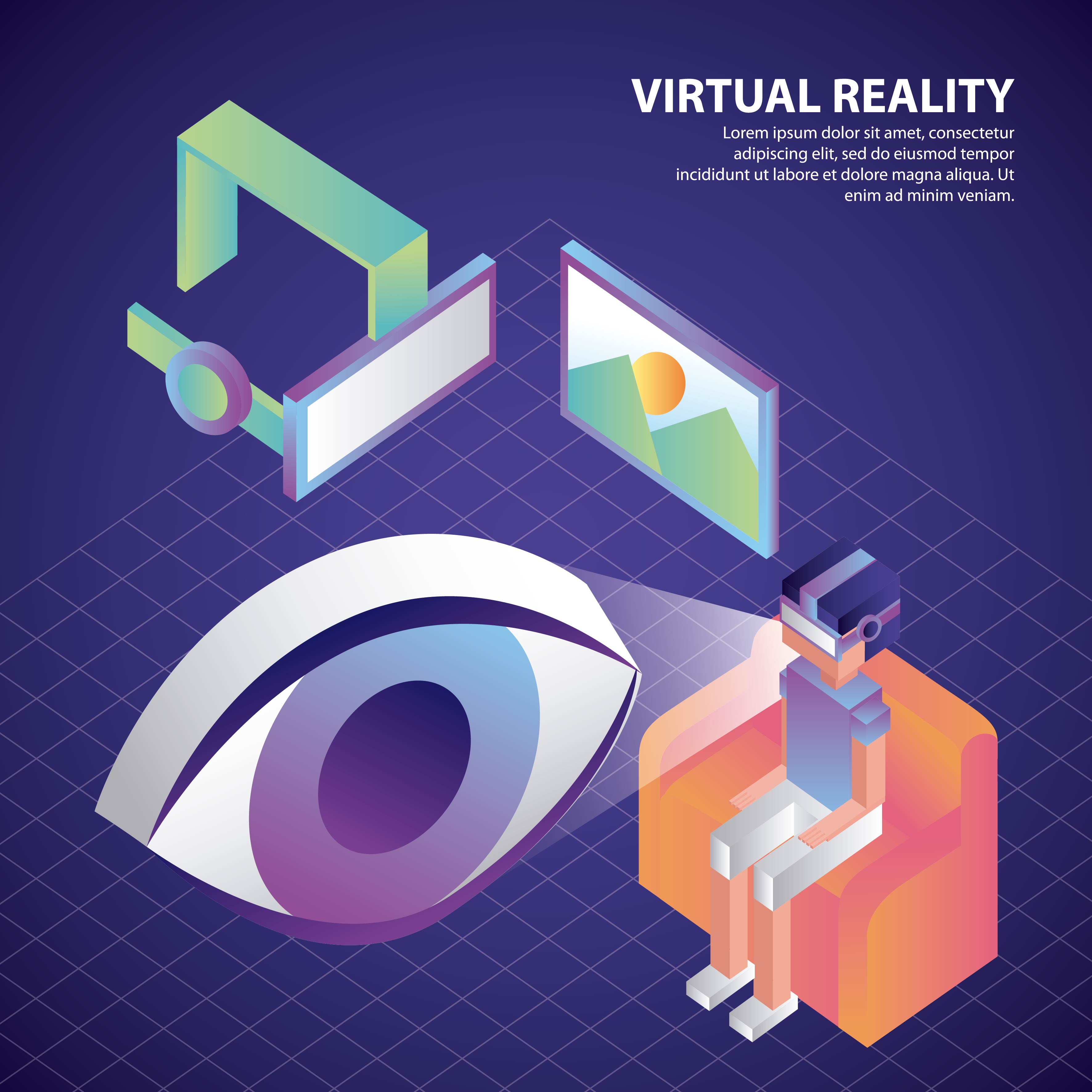 virtual reality isometric 686672 Vector Art at Vecteezy virtual reality isometric 686672 Vector Art at Vecteezy