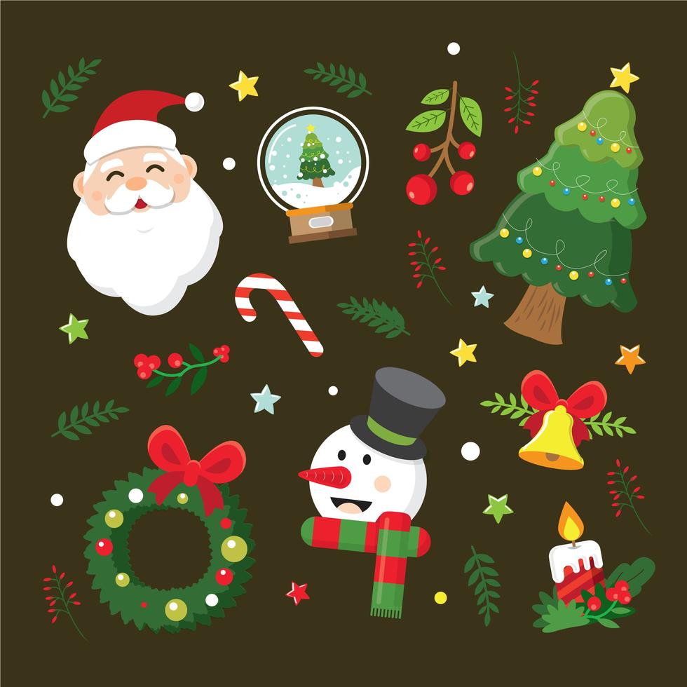 Christmas Element Collection 686976 Vector Art at Vecteezy Christmas Element Collection 686976 Vector Art at Vecteezy
