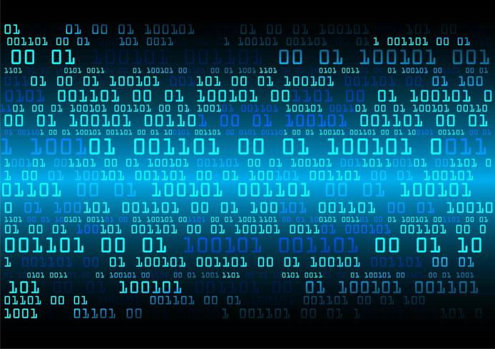 Blue binary cyber circuit future technology 690049 Vector Art at Vecteezy