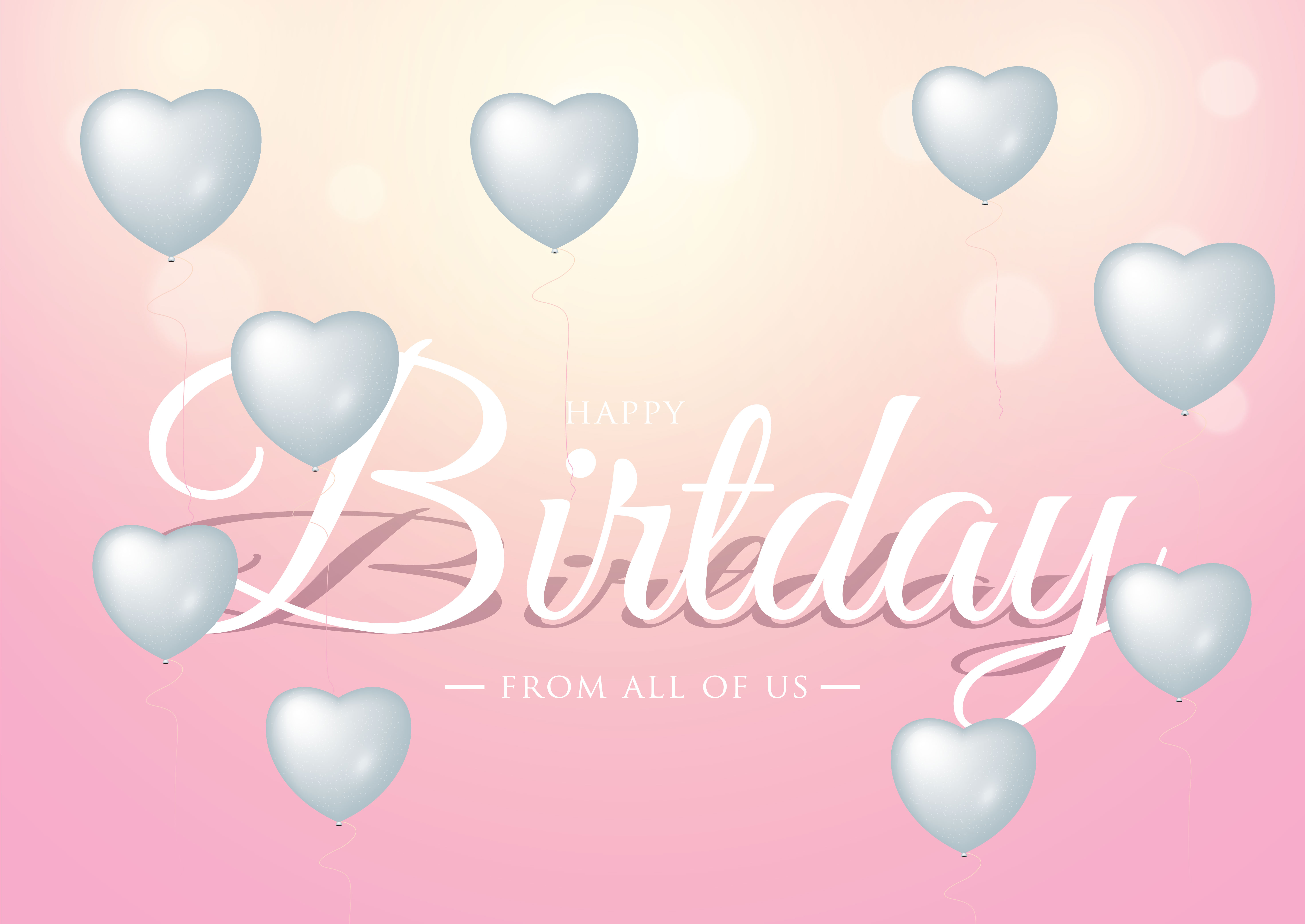 Happy Birthday Celebration Typography Design For Greeting Card 690890