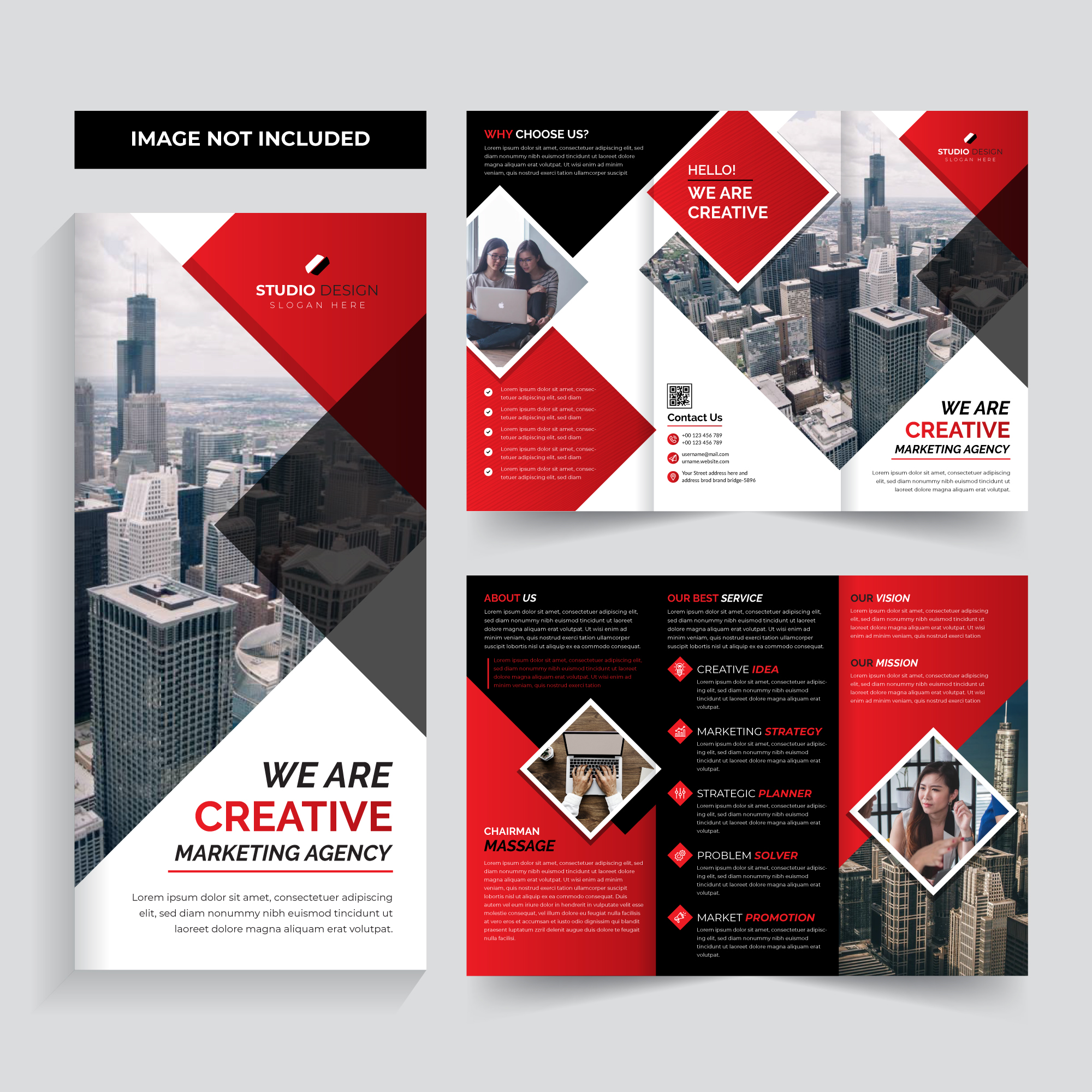 Red Color Corporate Business Brochure Template Design 692074 Vector Art ... Red Color Corporate Business Brochure Template Design 692074 Vector Art ...