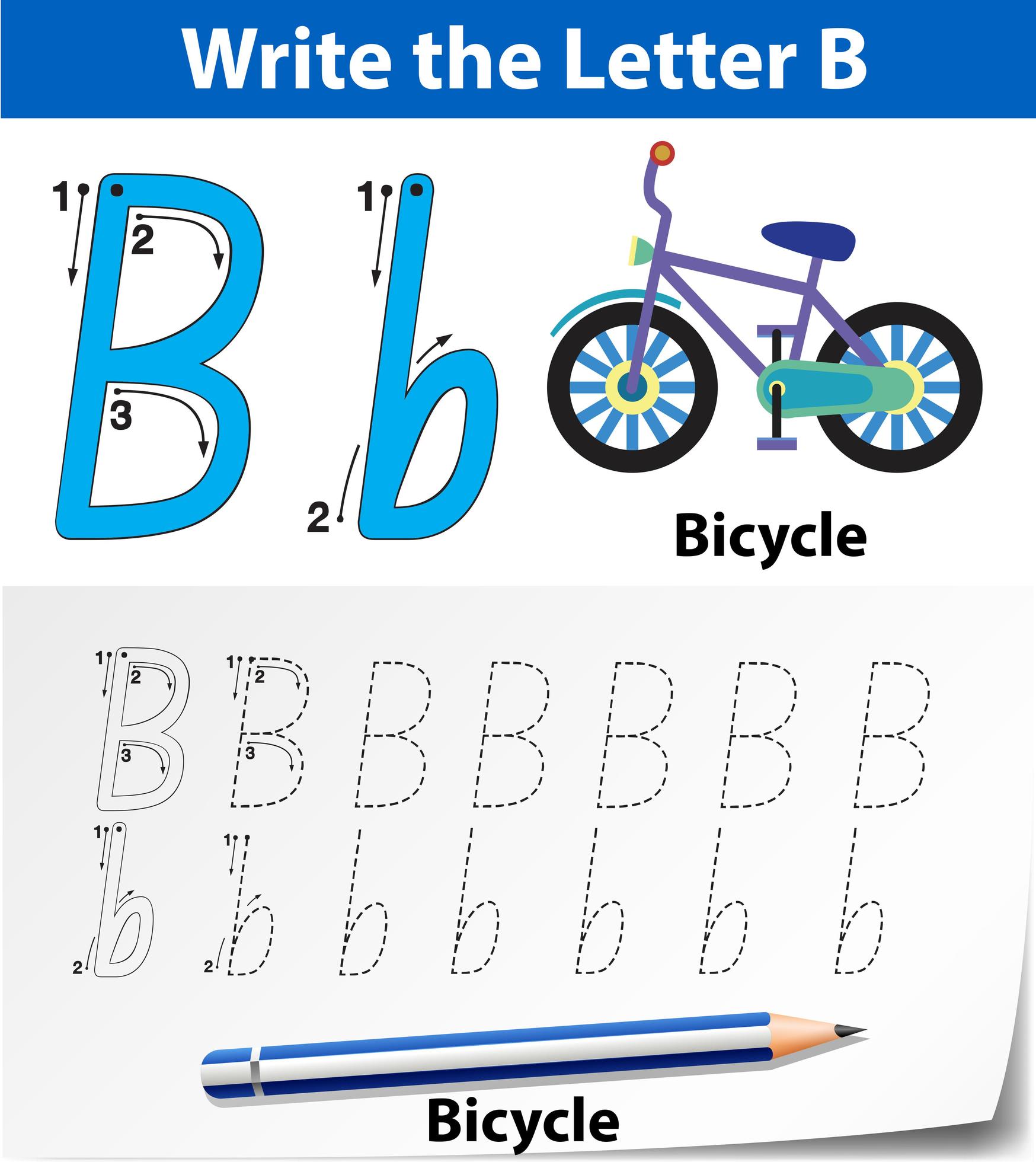 Letter B Tracing Alphabet Worksheets 693532 Vector Art At Vecteezy letter-b-tracing-alphabet-worksheets-693532-vector-art-at-vecteezy