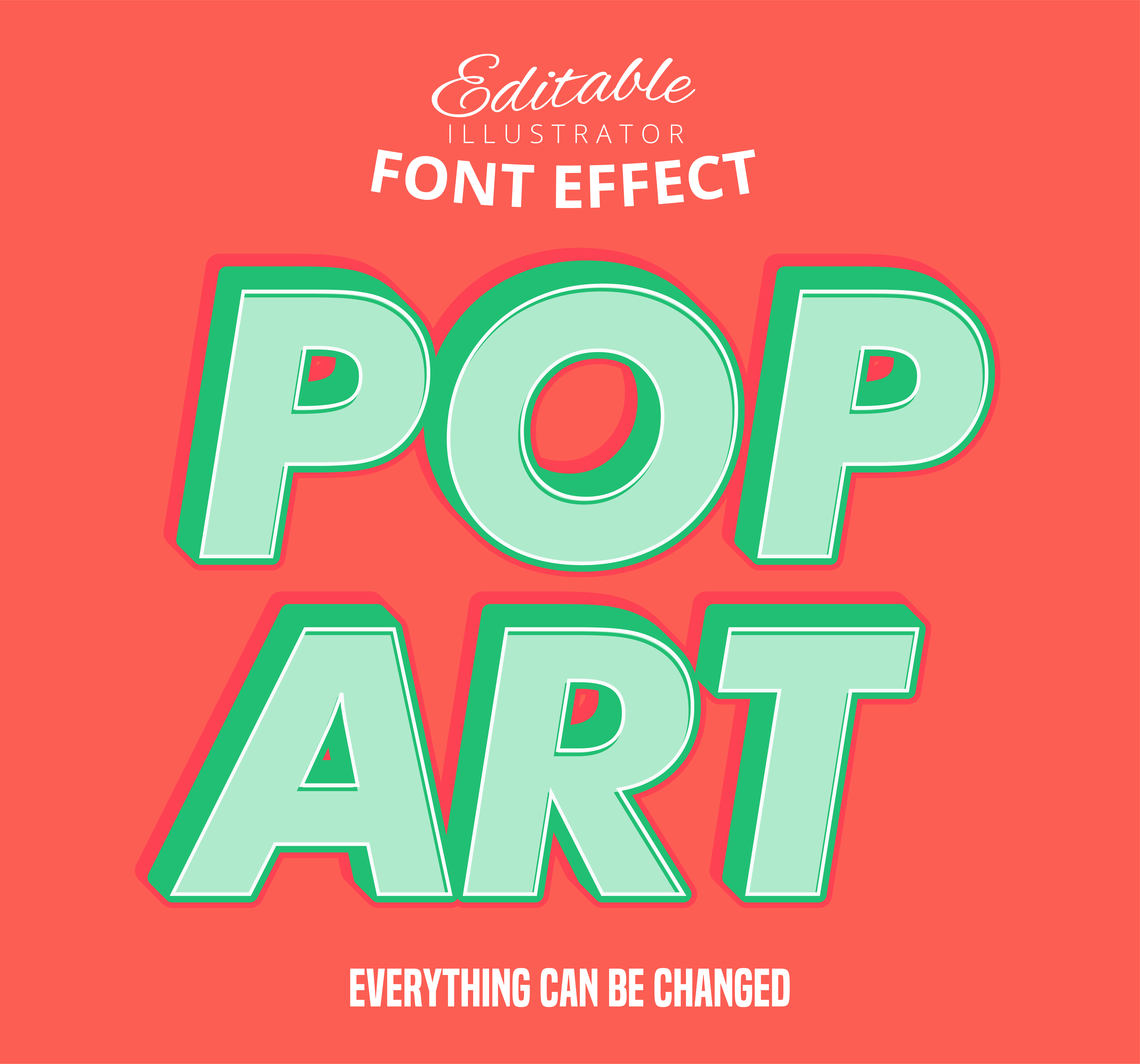 Pop Art Offset Outline text, editable text style 694224 Vector Art at ... Pop Art Offset Outline text, editable text style 694224 Vector Art at ...