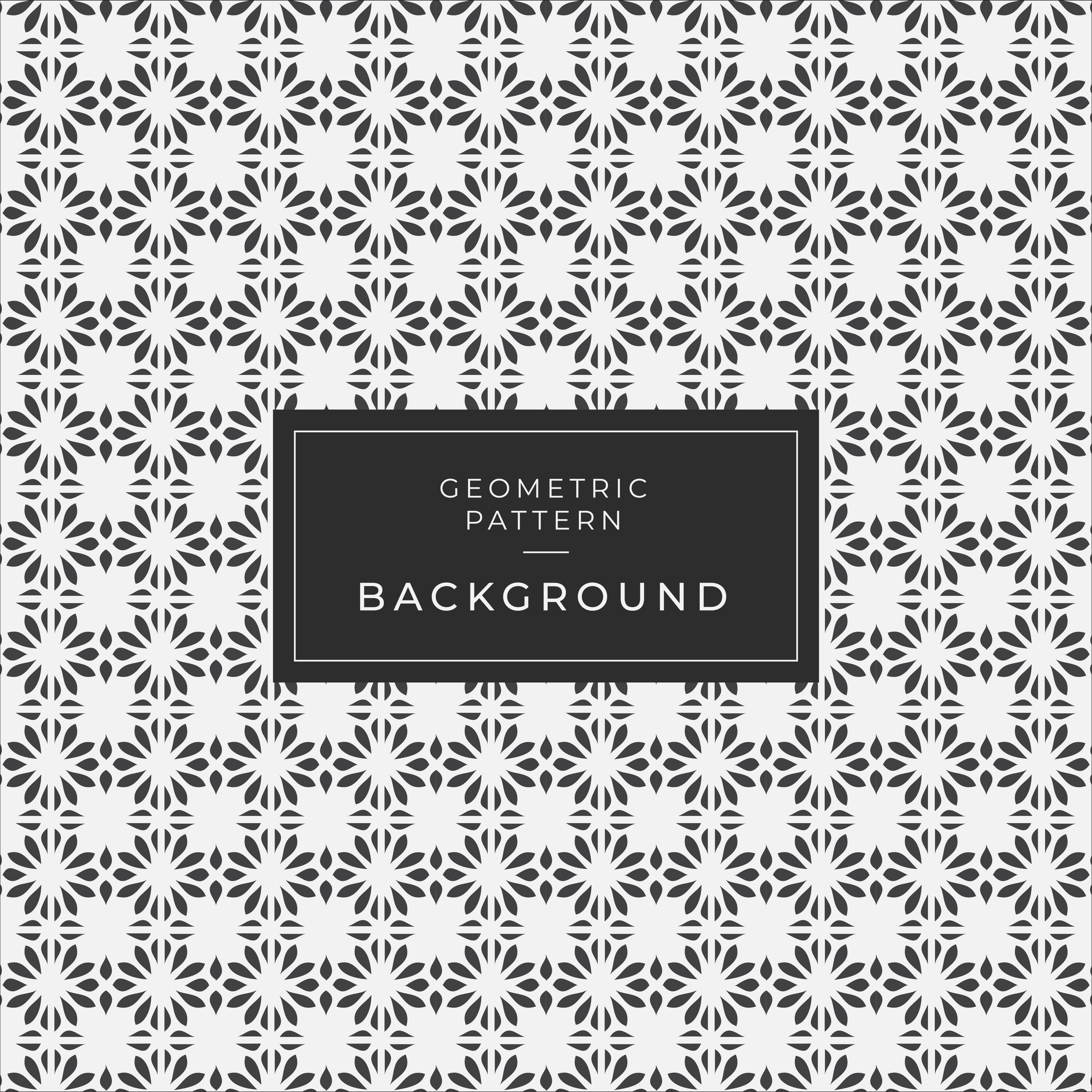 Flower geometric seamless pattern 694308 Vector Art at Vecteezy