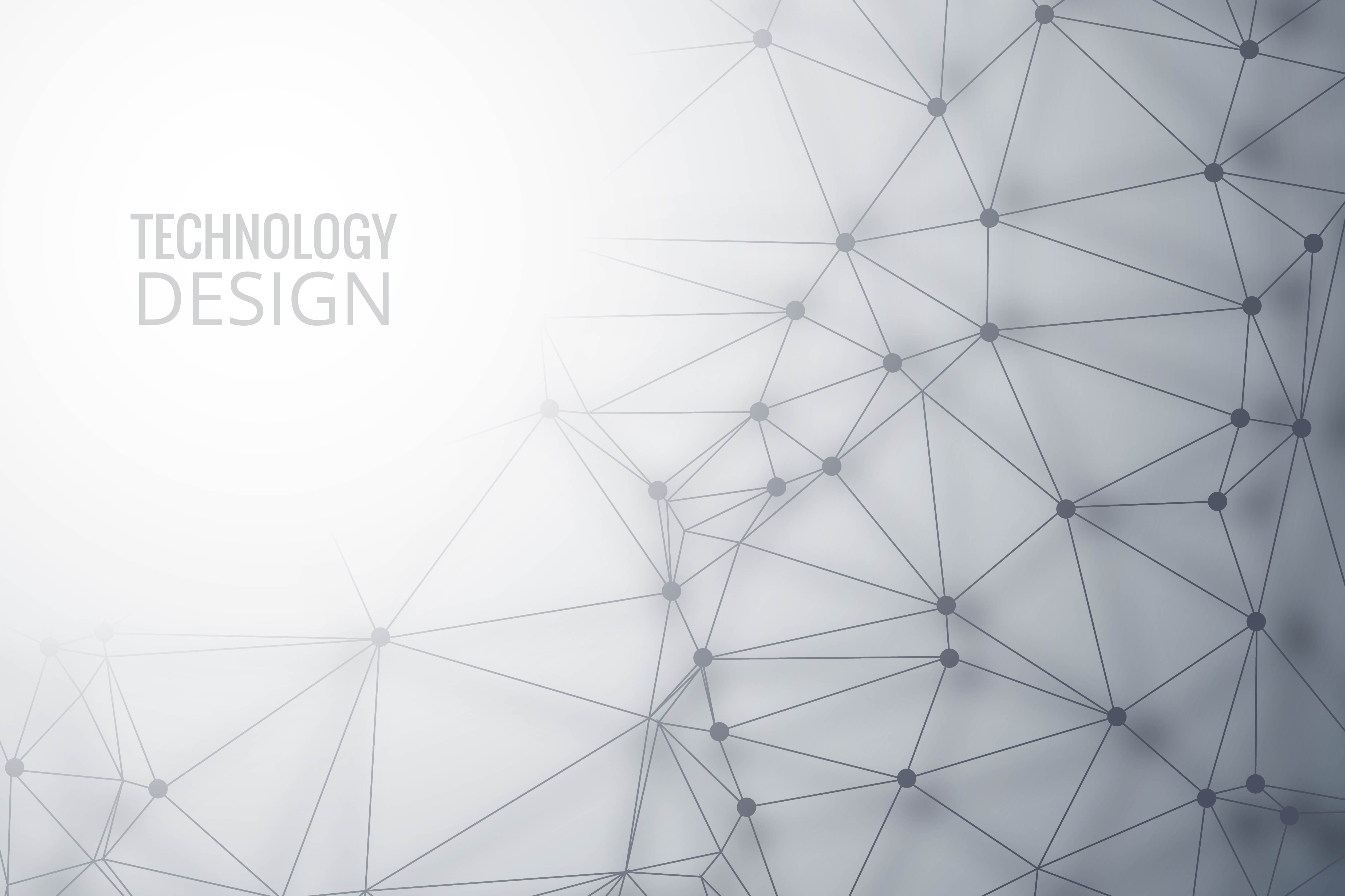Polygon technology background with left side copyspace 694628 Vector ...