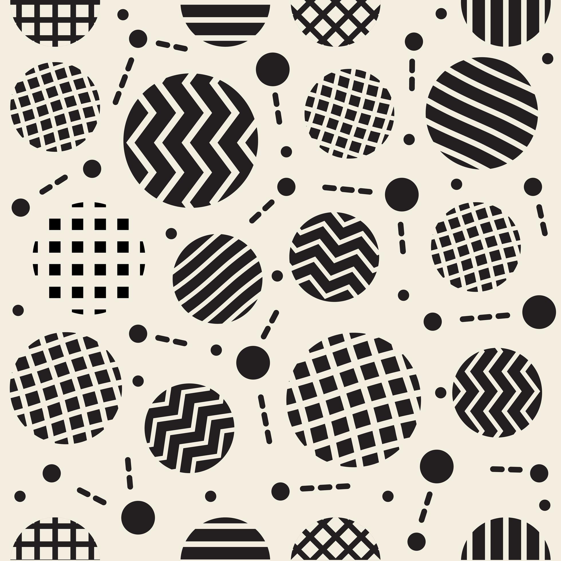 seamless circle shape pattern background 695224 Vector Art at Vecteezy