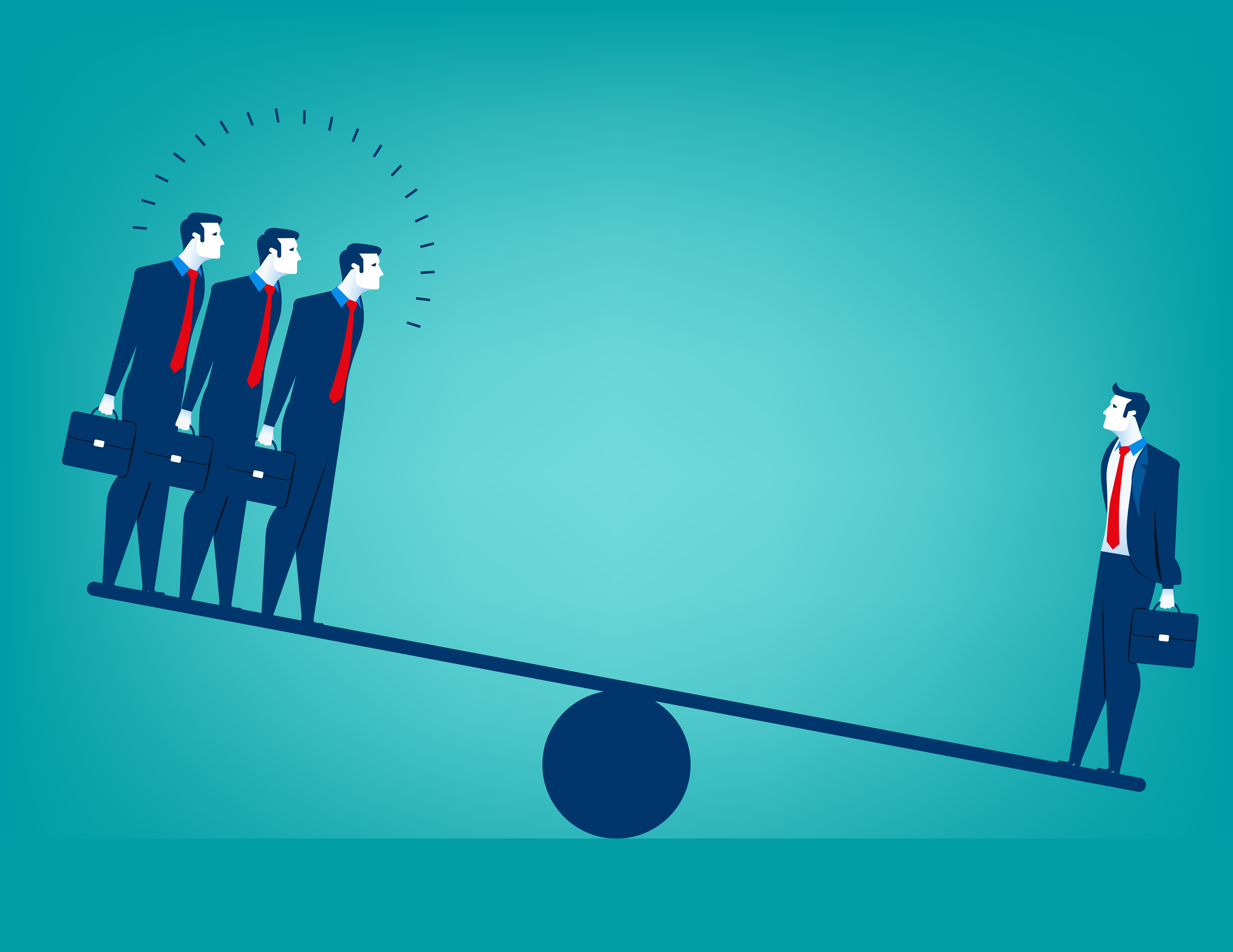 Businessman on Seesaw Balance Concept 695960 Vector Art at Vecteezy Businessman on Seesaw Balance Concept 695960 Vector Art at Vecteezy