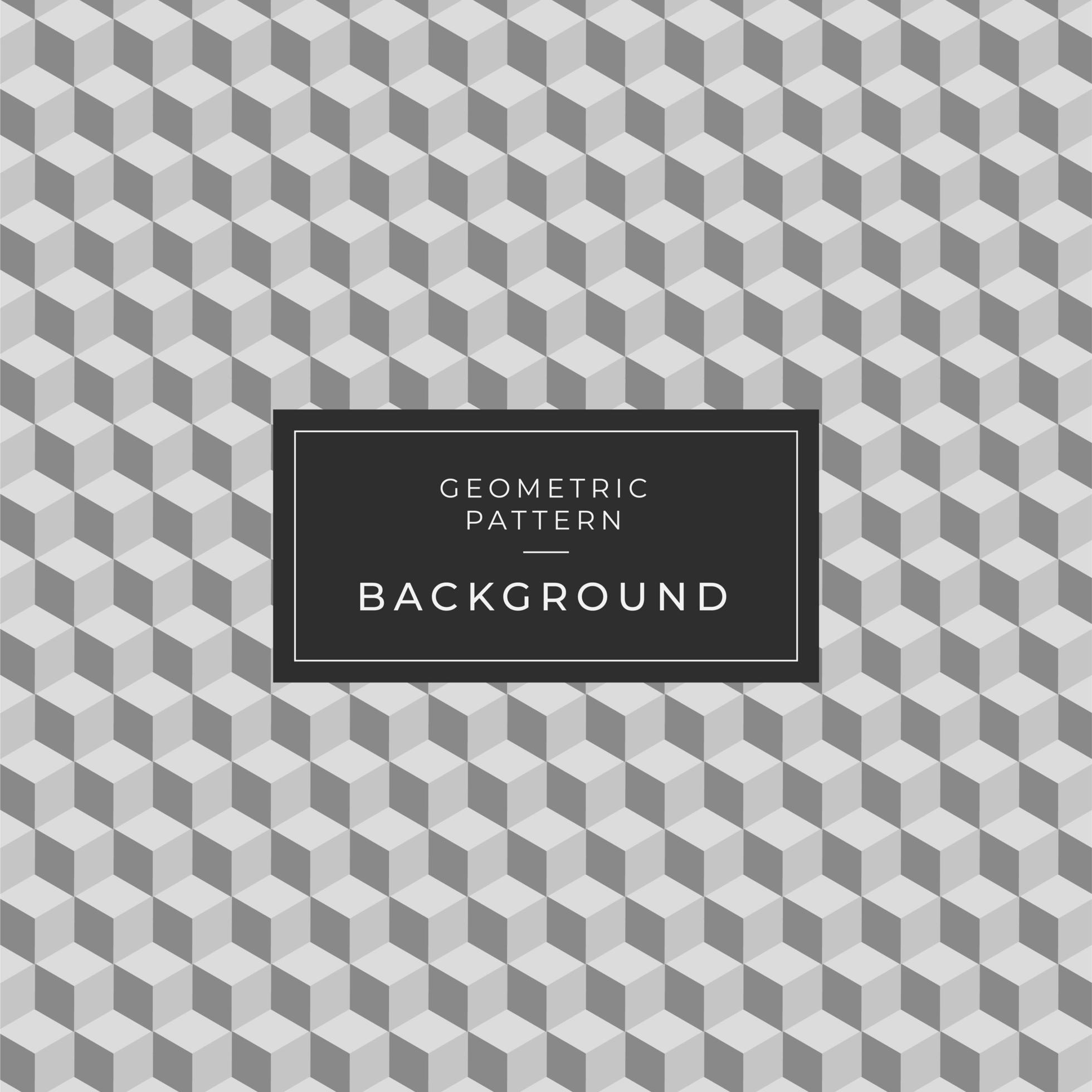 Abstract 3D square pattern 696175 Vector Art at Vecteezy