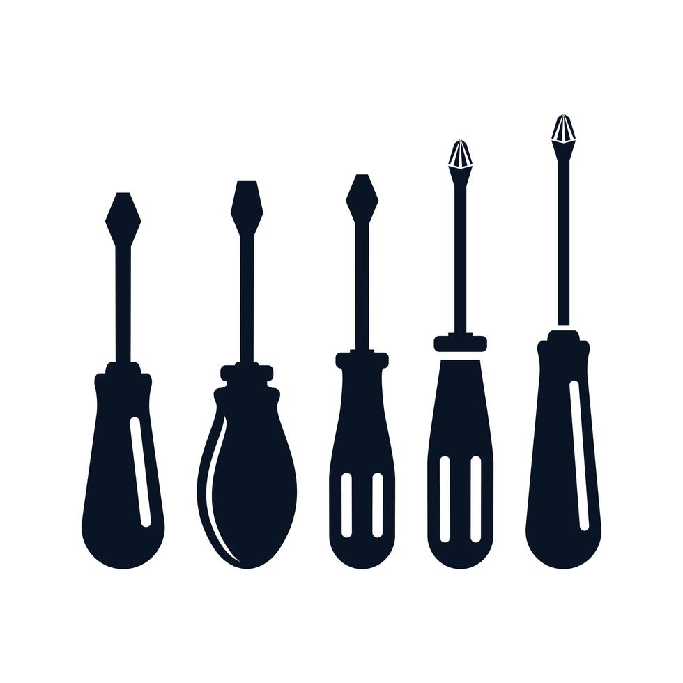 Flat style screwdriver set 702774 Vector Art at Vecteezy Flat style screwdriver set 702774 Vector Art at Vecteezy