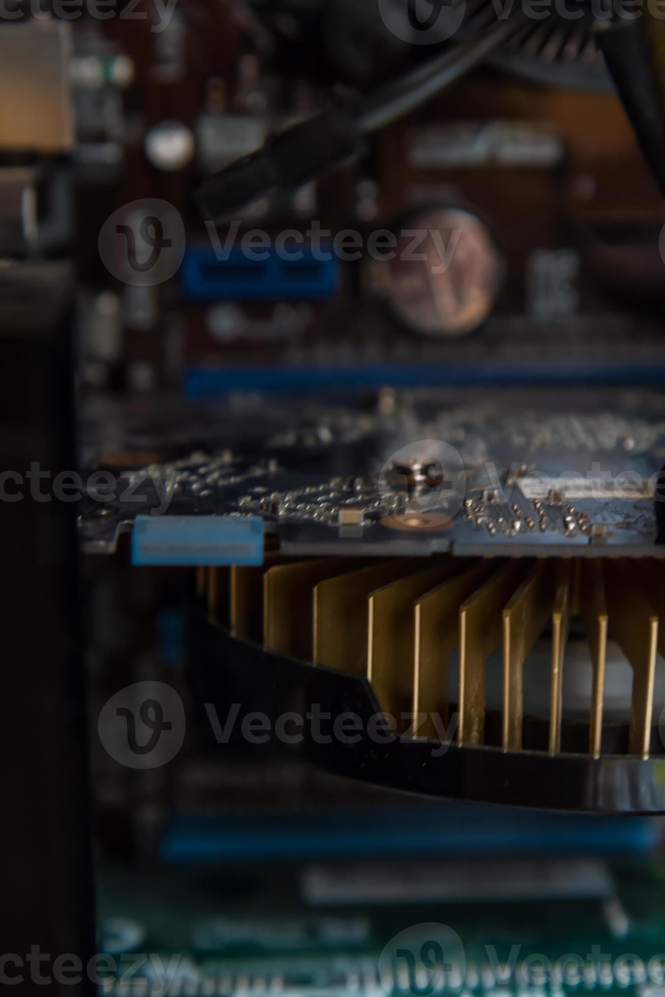 Inside of computer 744120 Stock Photo at Vecteezy