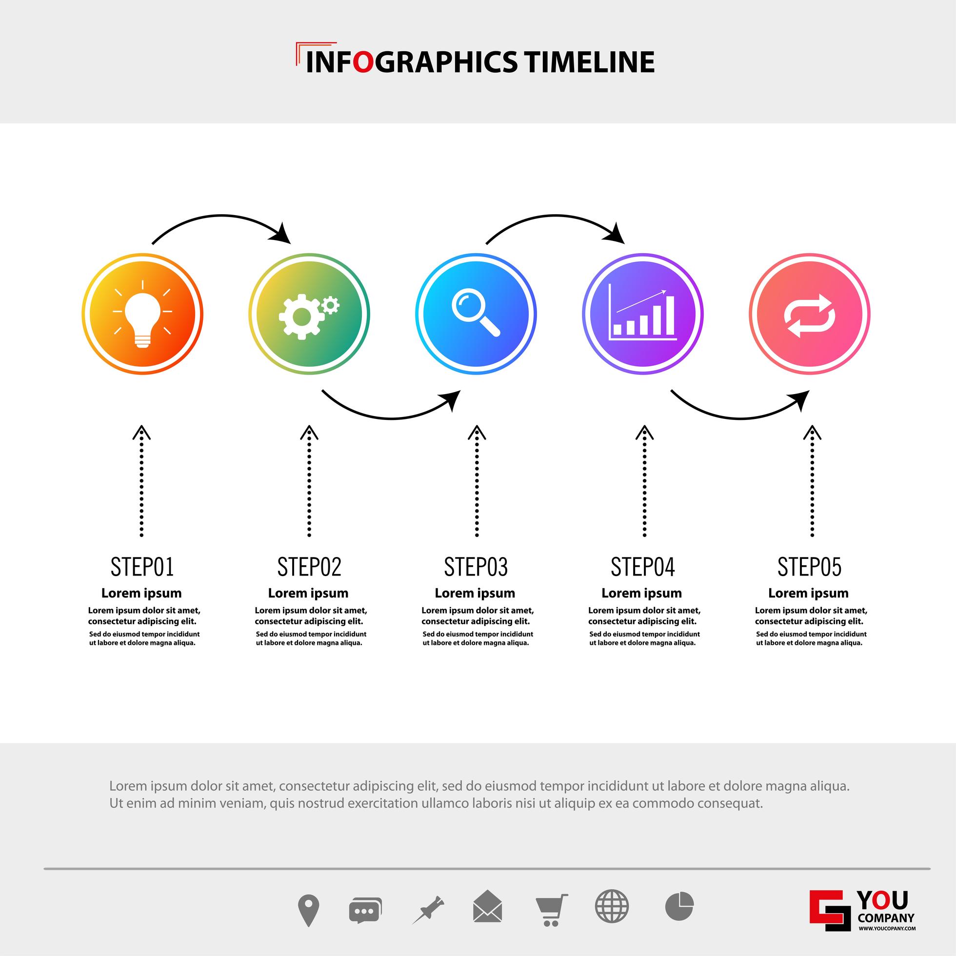 Workflow Infographic Timeline Template 830242 Vector Art at Vecteezy Workflow Infographic Timeline Template 830242 Vector Art at Vecteezy