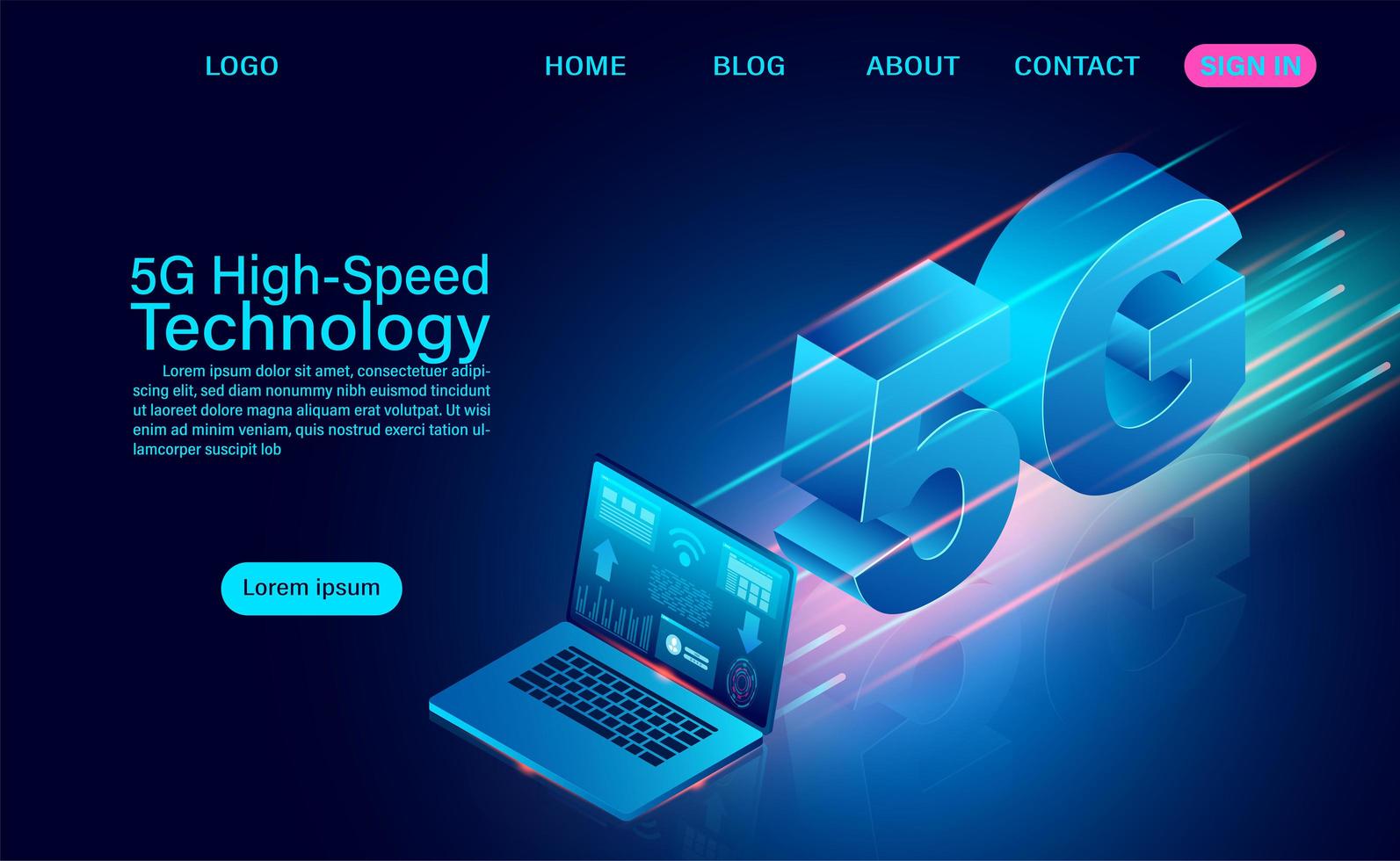 5G High-Speed Technology with Laptop Computer 830954 Vector Art at Vecteezy 5G High-Speed Technology with Laptop Computer 830954 Vector Art at Vecteezy
