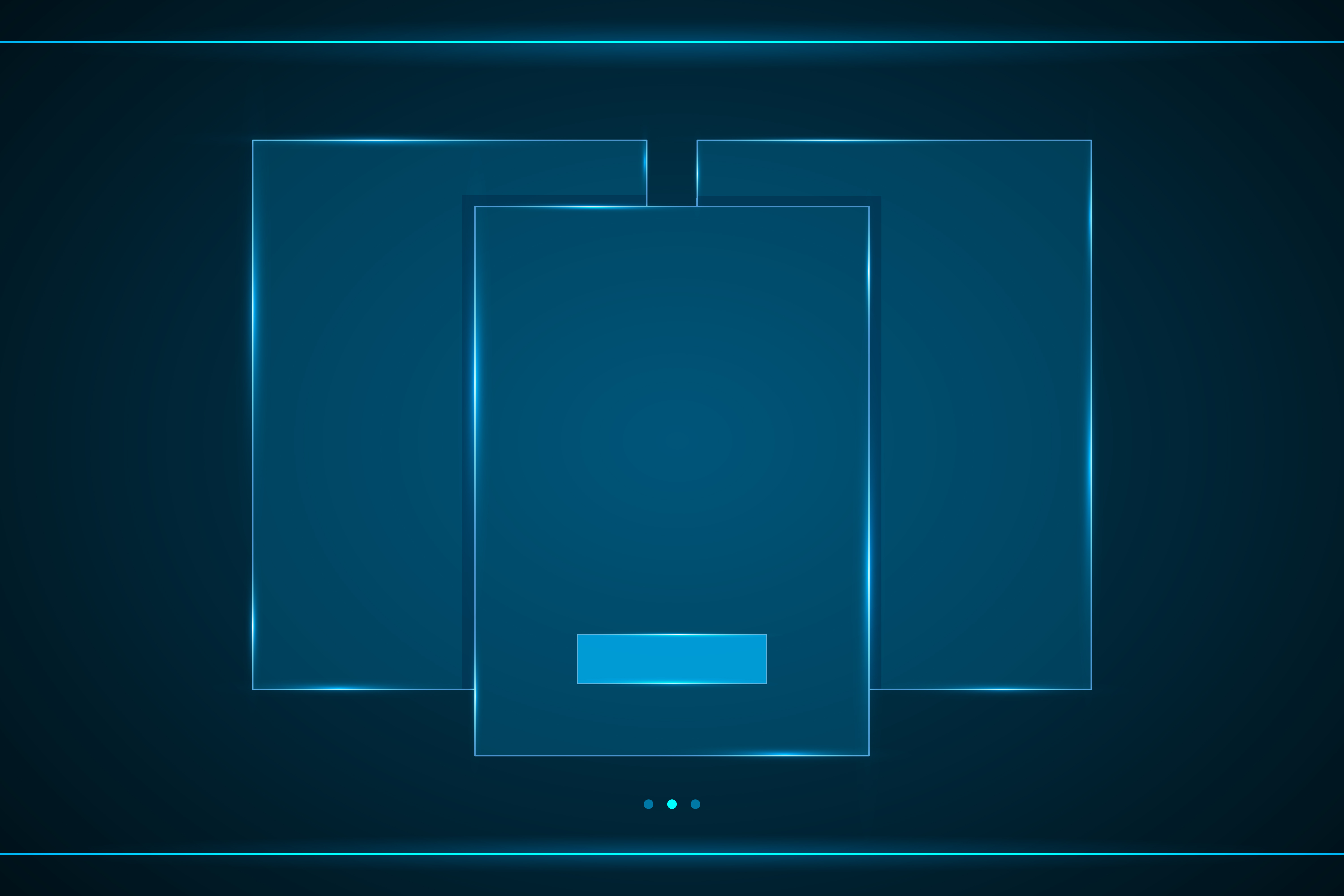 Overlapping Rectangle Frame Technology Interface HUD 831152 Vector Art ...