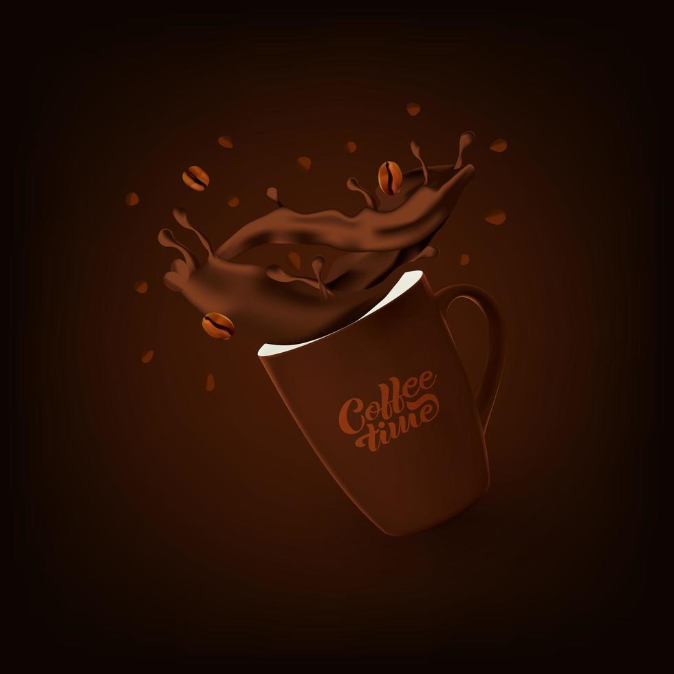 Realistic Coffee Mug with Splash 952652 Vector Art at Vecteezy Realistic Coffee Mug with Splash 952652 Vector Art at Vecteezy