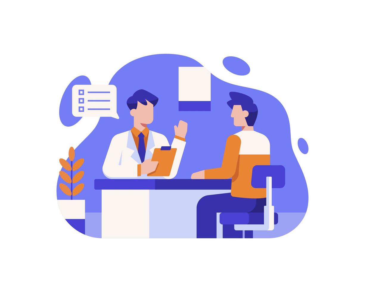 Doctor Consulting With Patient 966159 Vector Art at Vecteezy Doctor Consulting With Patient 966159 Vector Art at Vecteezy