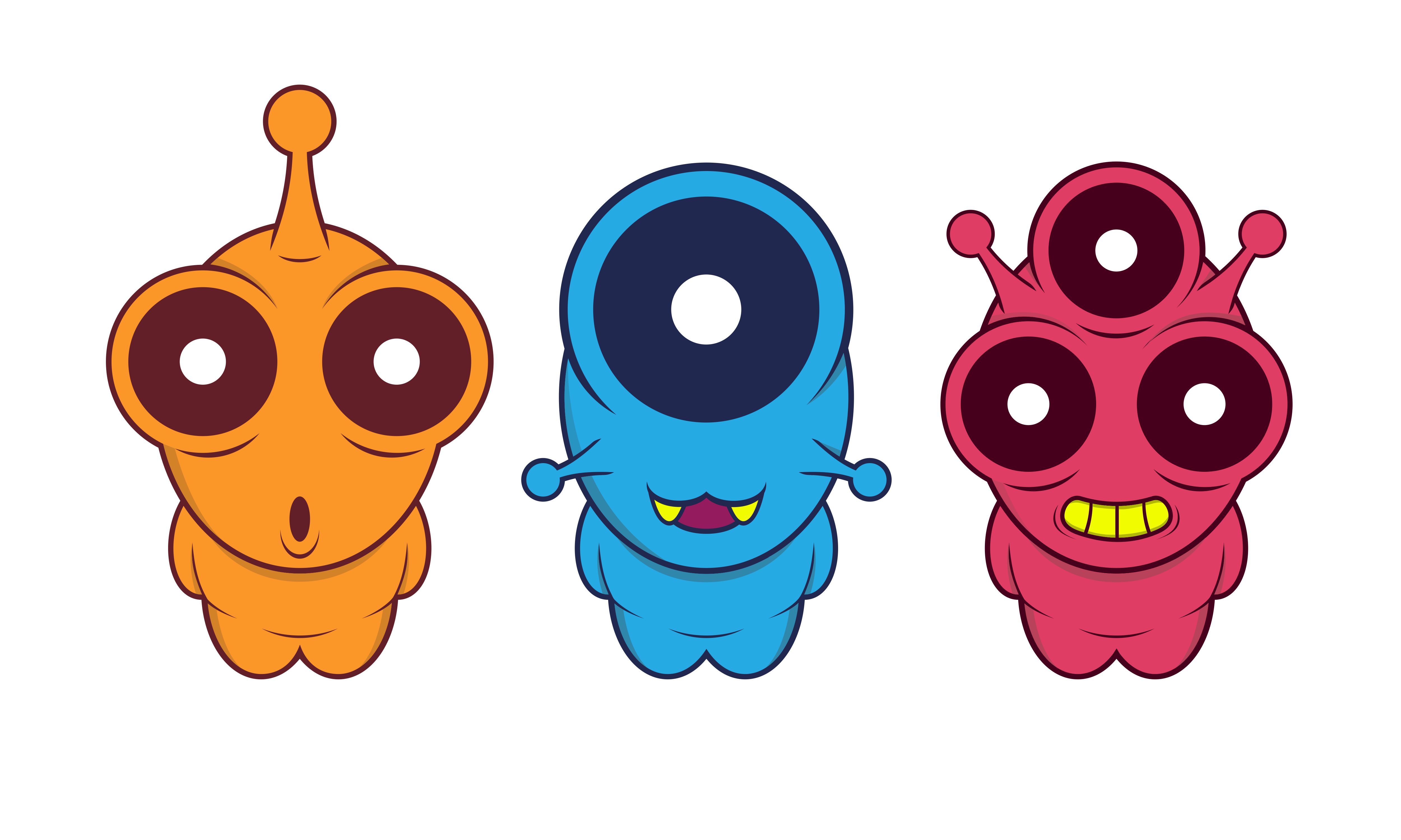 Cute Alien Set 999694 Vector Art at Vecteezy Cute Alien Set 999694 Vector Art at Vecteezy