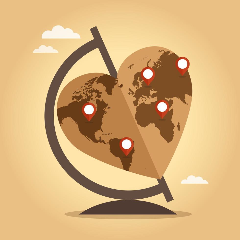 Heart Shaped Planet Earth 1040146 Vector Art at Vecteezy Heart Shaped Planet Earth 1040146 Vector Art at Vecteezy
