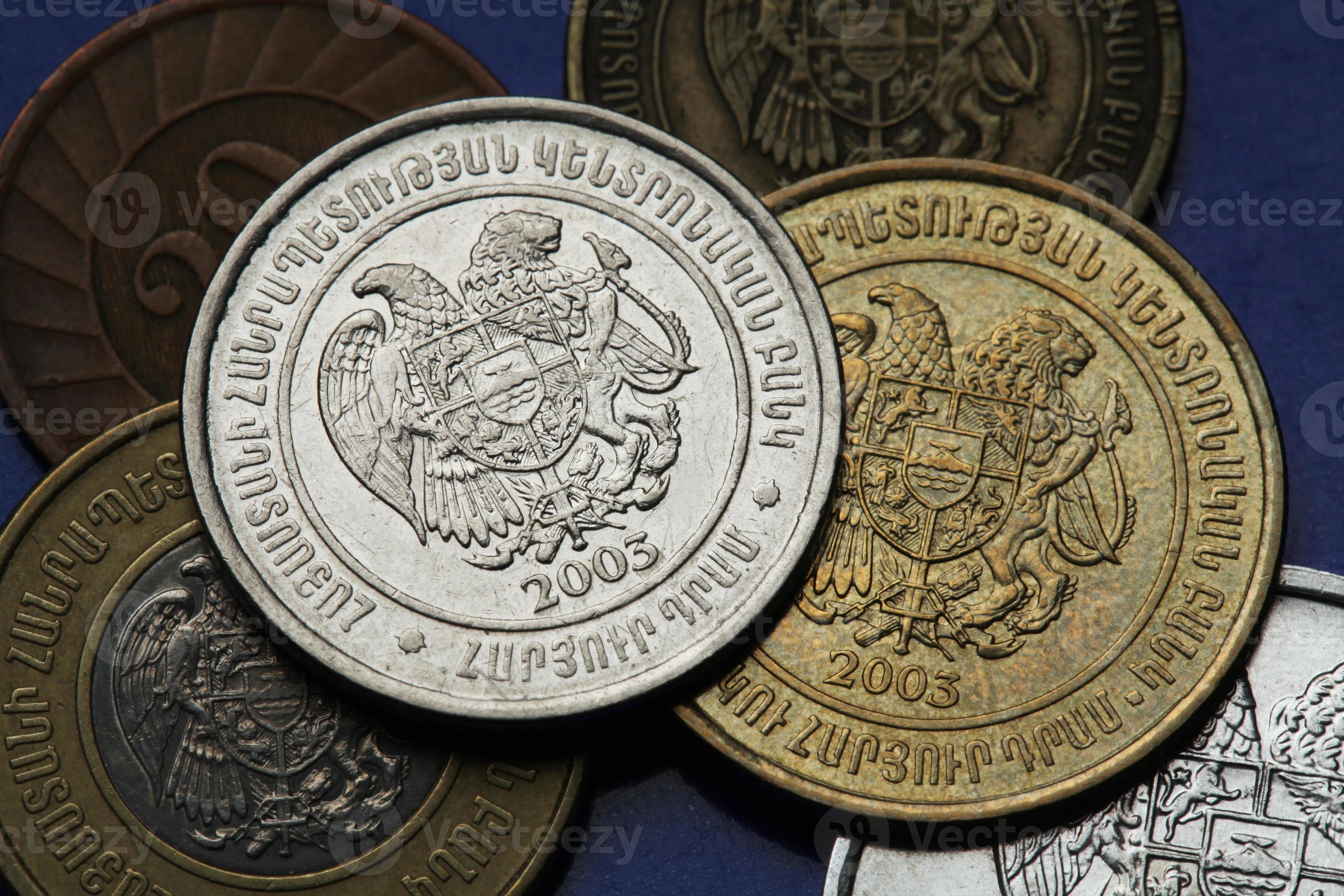Coins of Armenia 1103737 Stock Photo at Vecteezy