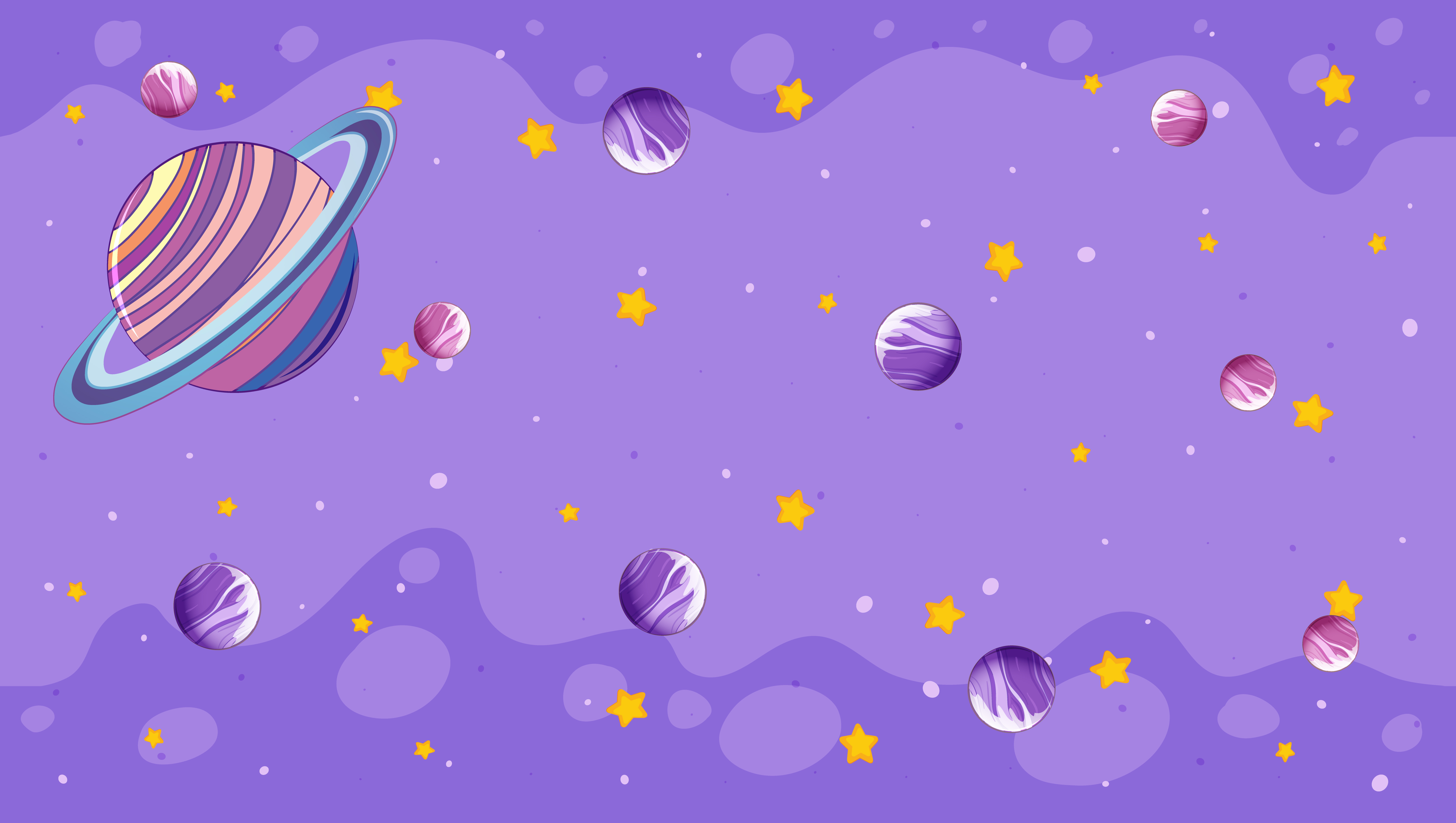 Purple Planet Cartoon Purple Planet Cartoon