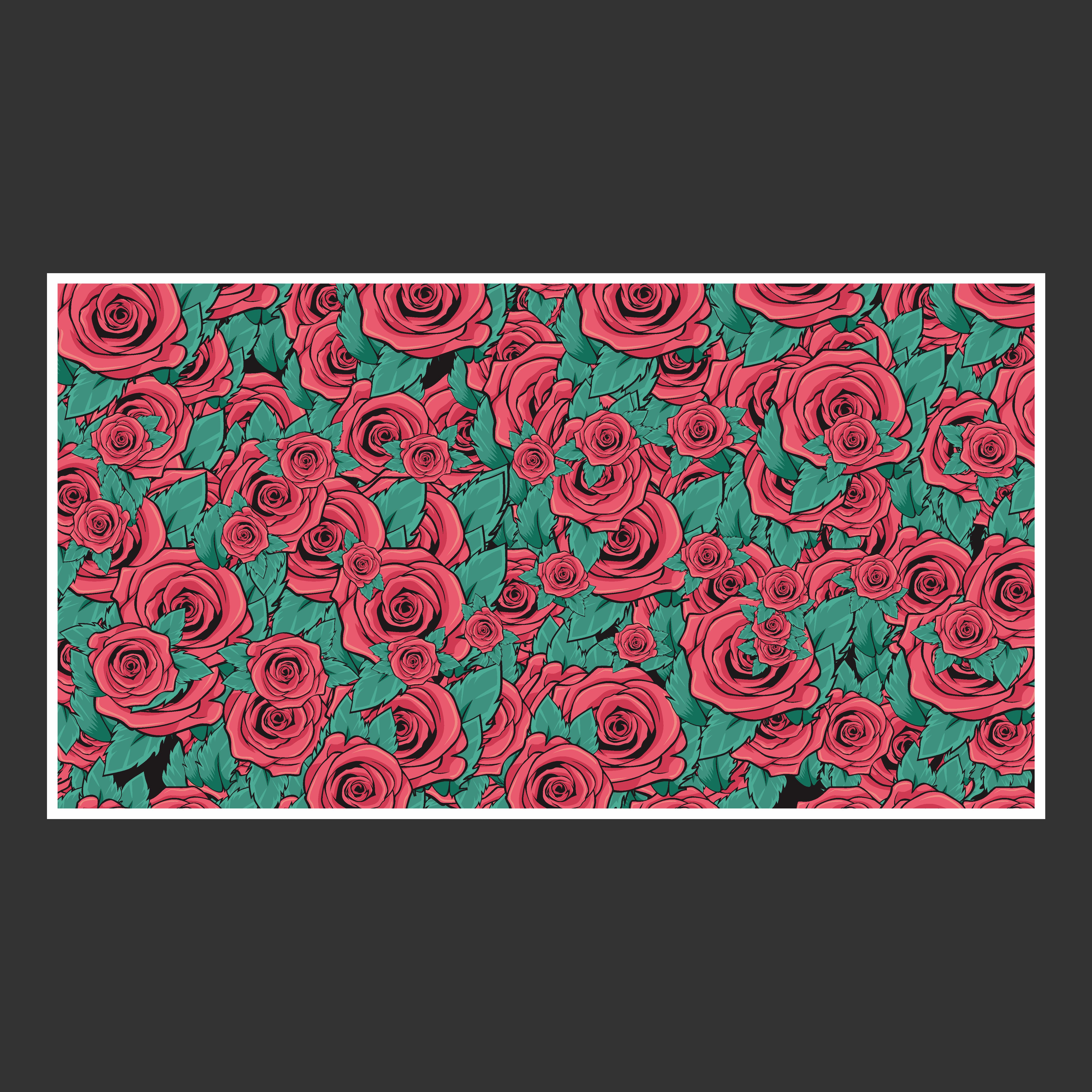 Hand drawn rose pattern 1118492 Vector Art at Vecteezy