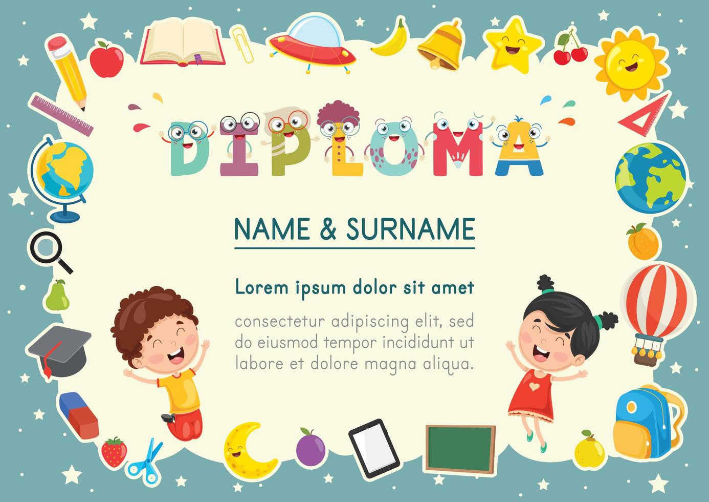 Preschool Kids Diploma 1128652 Vector Art at Vecteezy Preschool Kids Diploma 1128652 Vector Art at Vecteezy