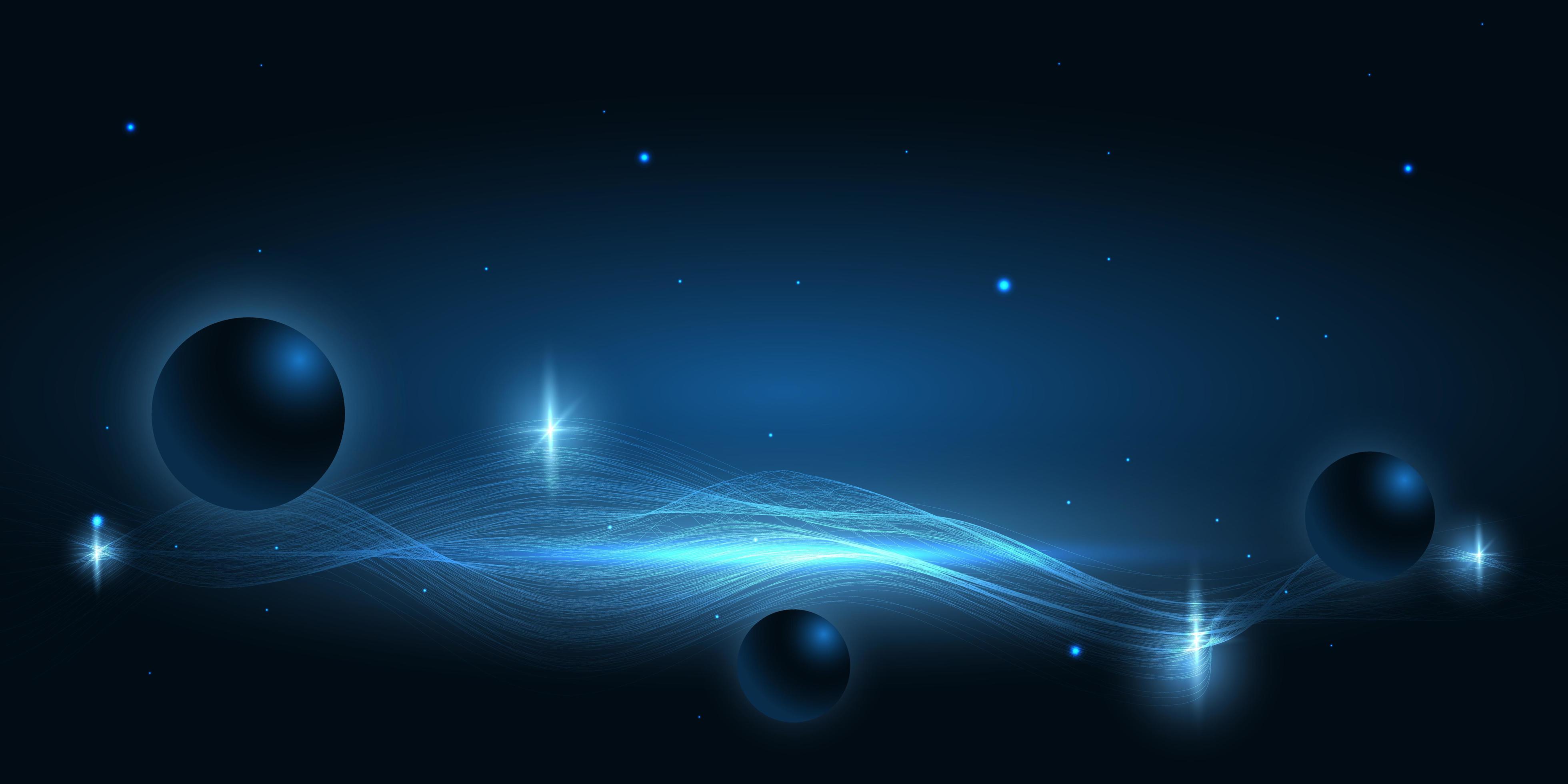 Dark blue abstract space design 1166646 Vector Art at Vecteezy