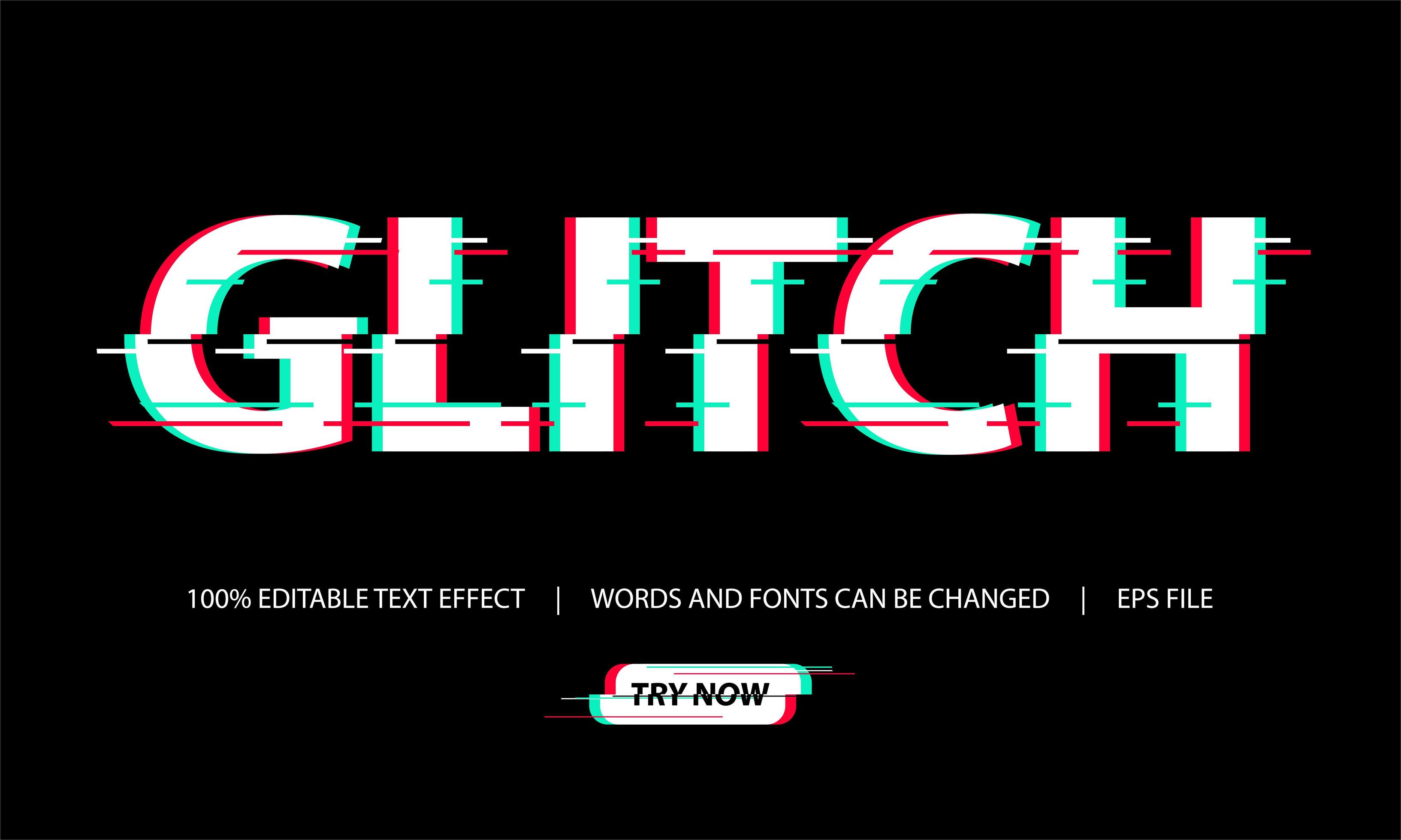 Glitch Text Effect 1181017 Vector Art at Vecteezy Glitch Text Effect 1181017 Vector Art at Vecteezy