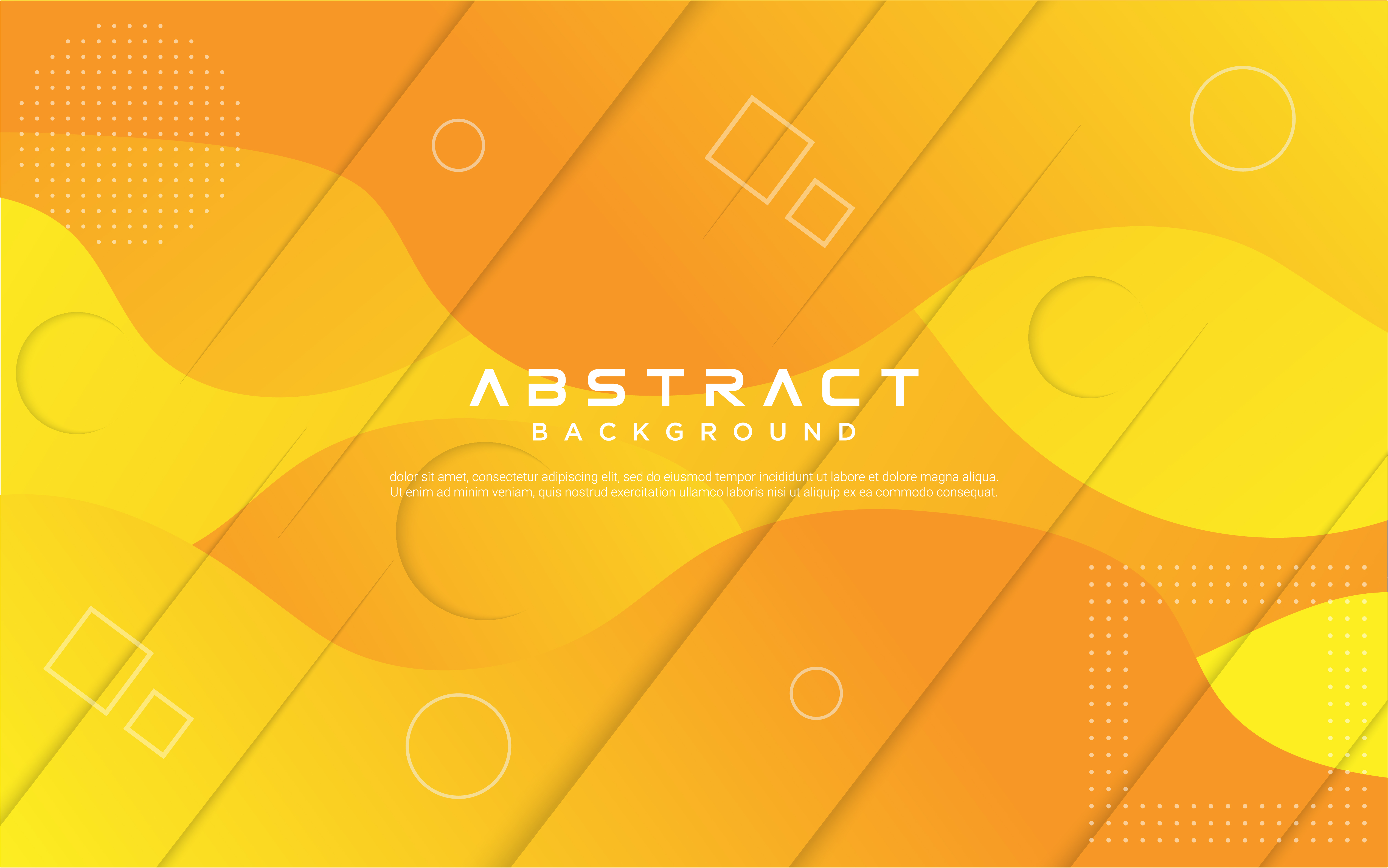 Abstract Gradient Fluid Yellow Design 1215296 Vector Art At Vecteezy