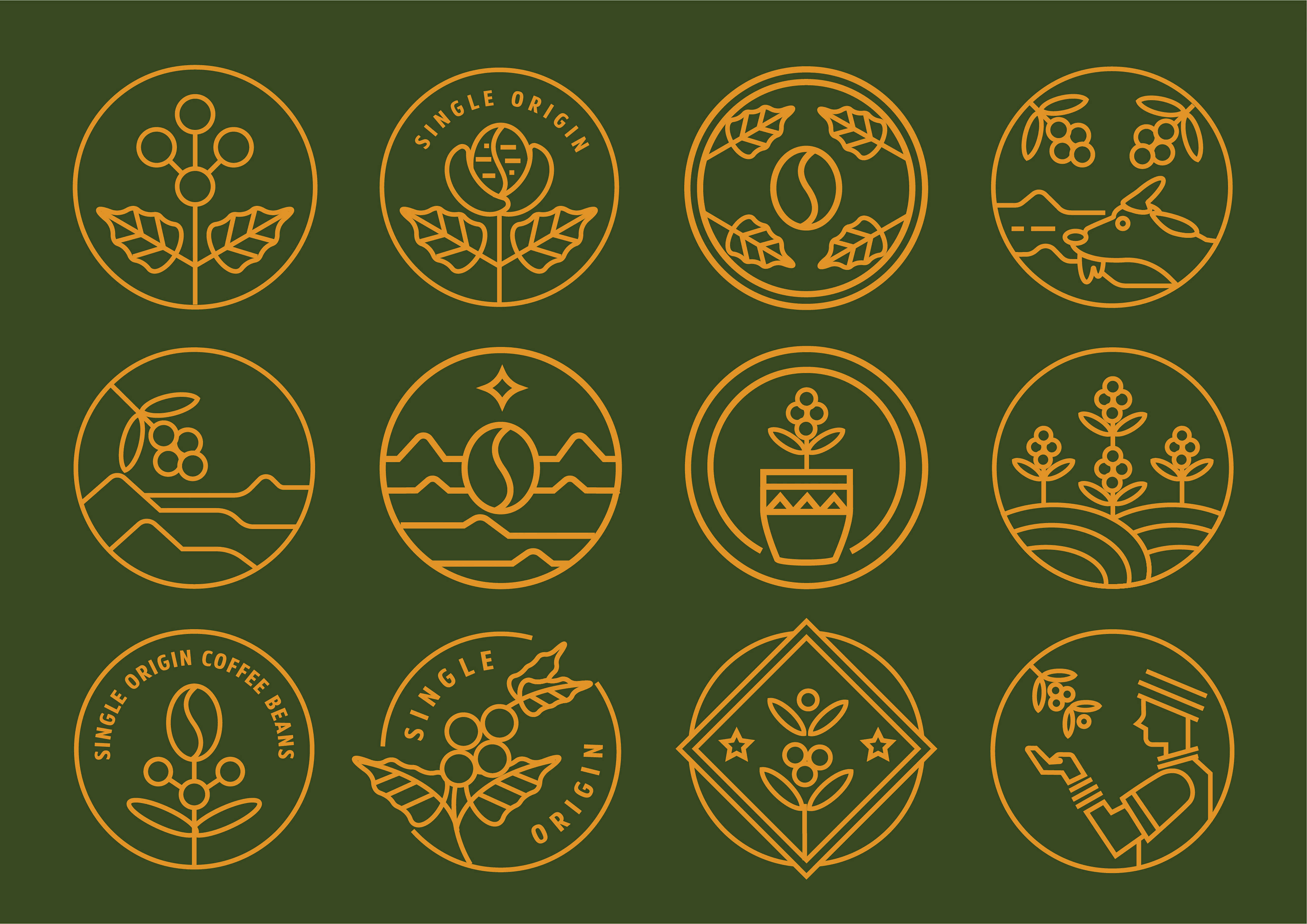 Premium single origin line badge set 1217598 Vector Art at Vecteezy Premium single origin line badge set 1217598 Vector Art at Vecteezy