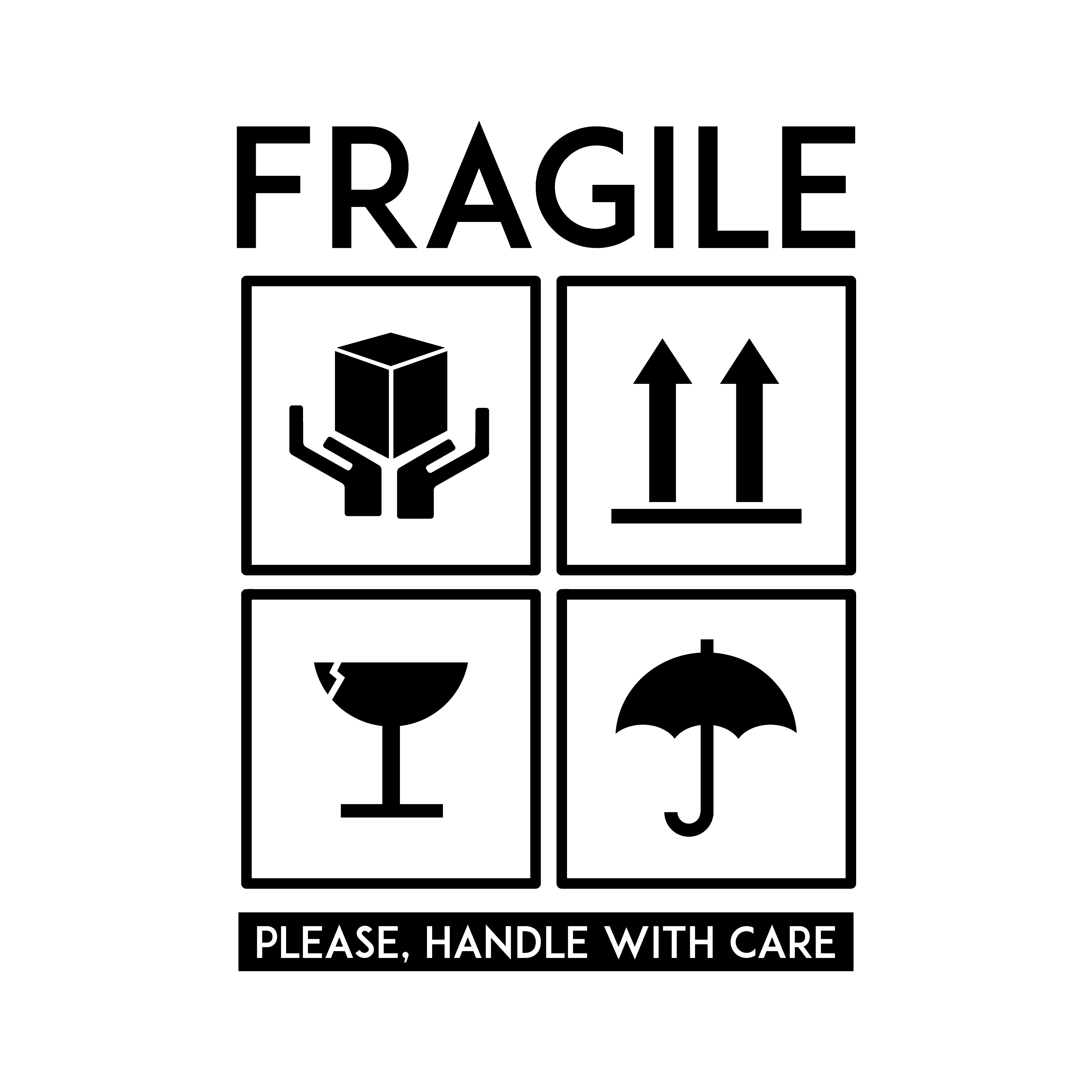 Black and white fragile label set 1221092 Vector Art at Vecteezy Black and white fragile label set 1221092 Vector Art at Vecteezy