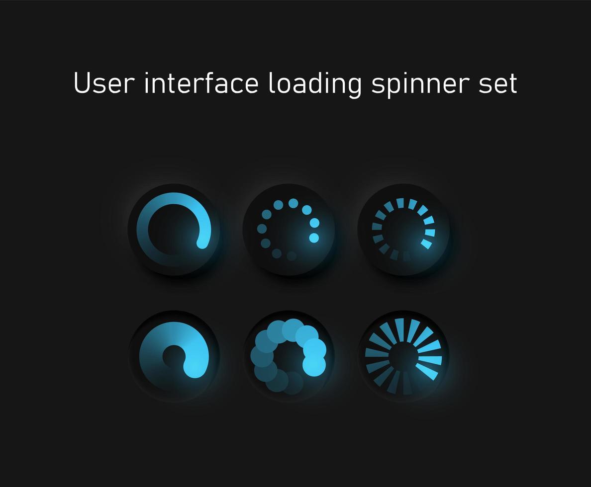 Blue loading bar for websites and mobile apps 1225416 Vector Art at ...