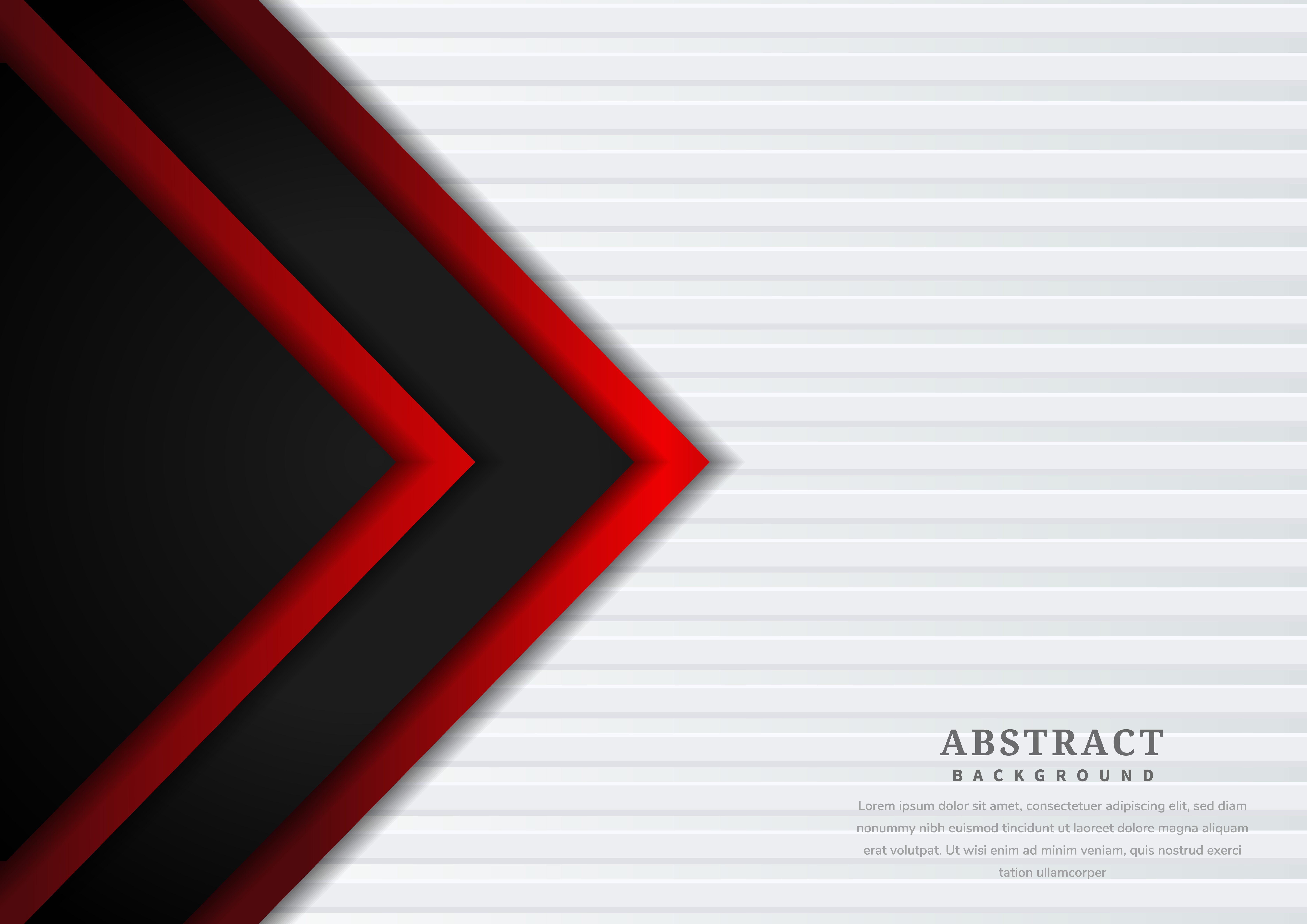 Red And Black Triangle Geometric Overlap Design 1225731 Vector Art At Vecteezy