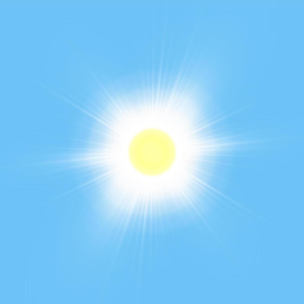Bright shining sun isolated on blue 1233201 Vector Art at Vecteezy Bright shining sun isolated on blue 1233201 Vector Art at Vecteezy