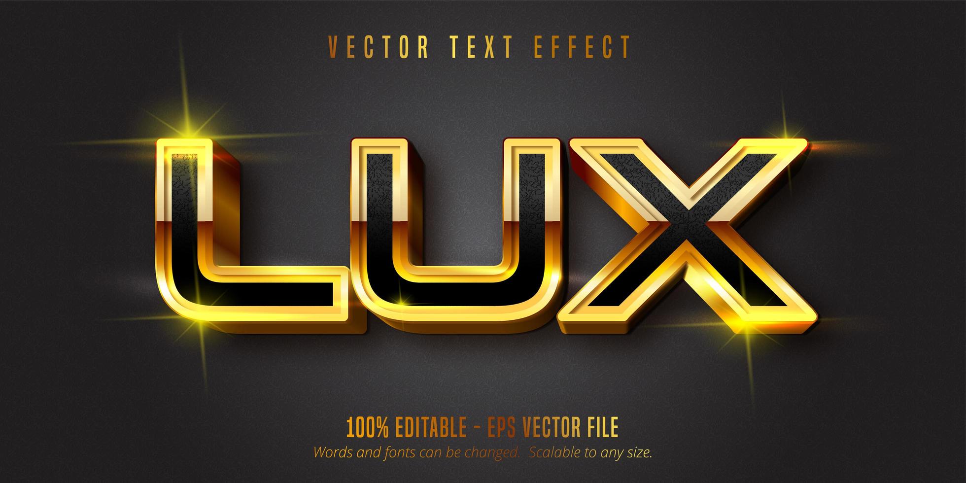Lux text shiny gold style editable text effect 1234552 Vector Art at ... Lux text shiny gold style editable text effect 1234552 Vector Art at ...
