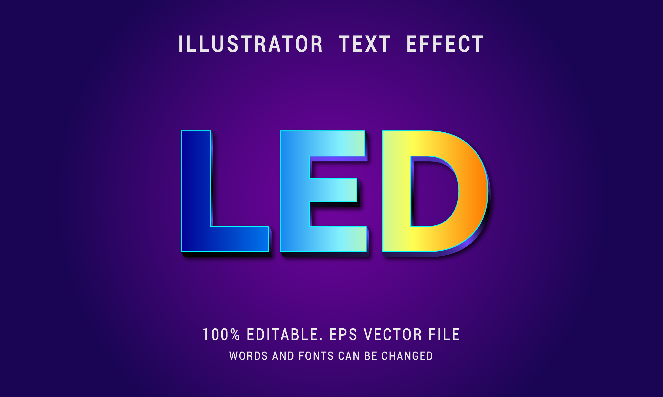 Blue and Orange Gradient Bold Led Text Effect - Download Free Vectors ... Blue and Orange Gradient Bold Led Text Effect - Download Free Vectors ...