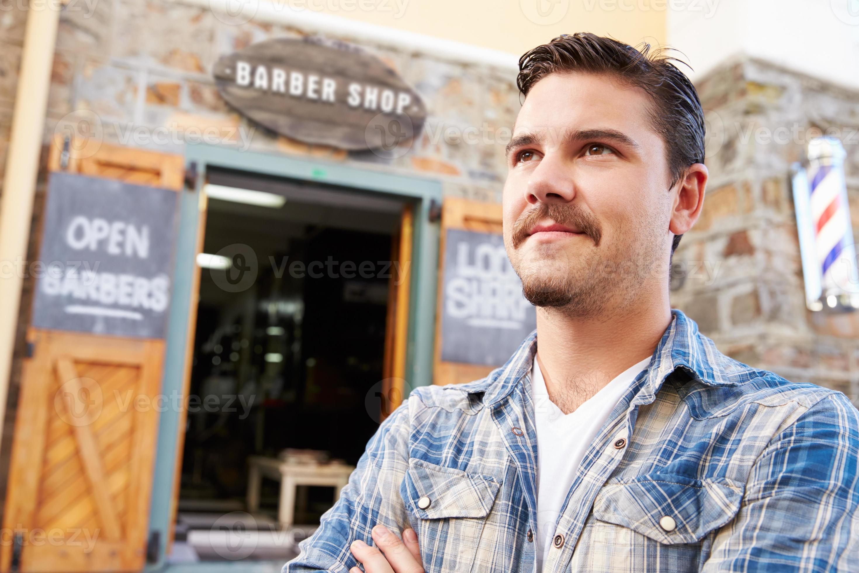 Portrait Of Hipster Barber Standing Outside Shop 1241949 Stock Photo at ... Portrait Of Hipster Barber Standing Outside Shop 1241949 Stock Photo at ...
