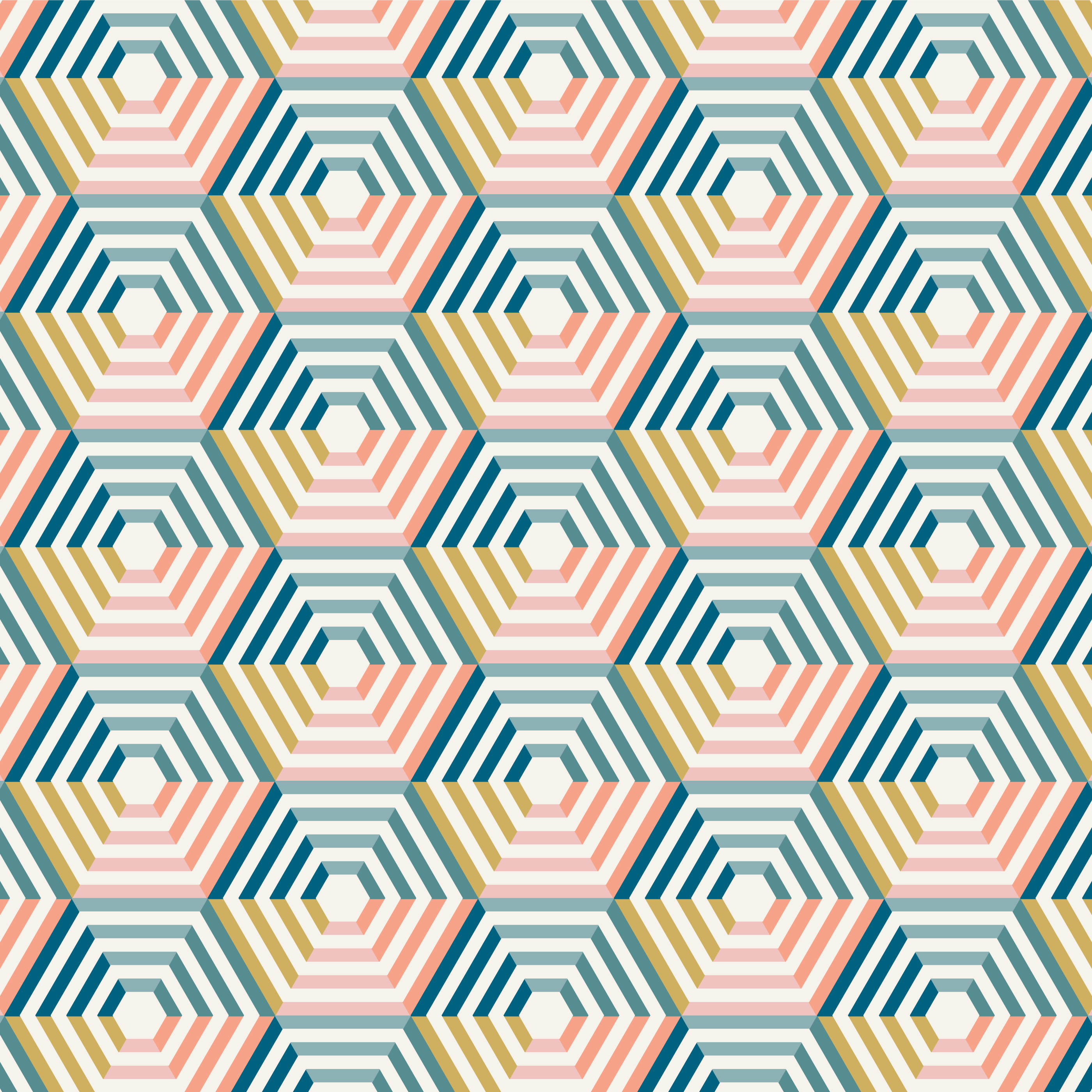 Abstract Colorful Striped Hexagon Pattern 1255531 Vector Art at Vecteezy