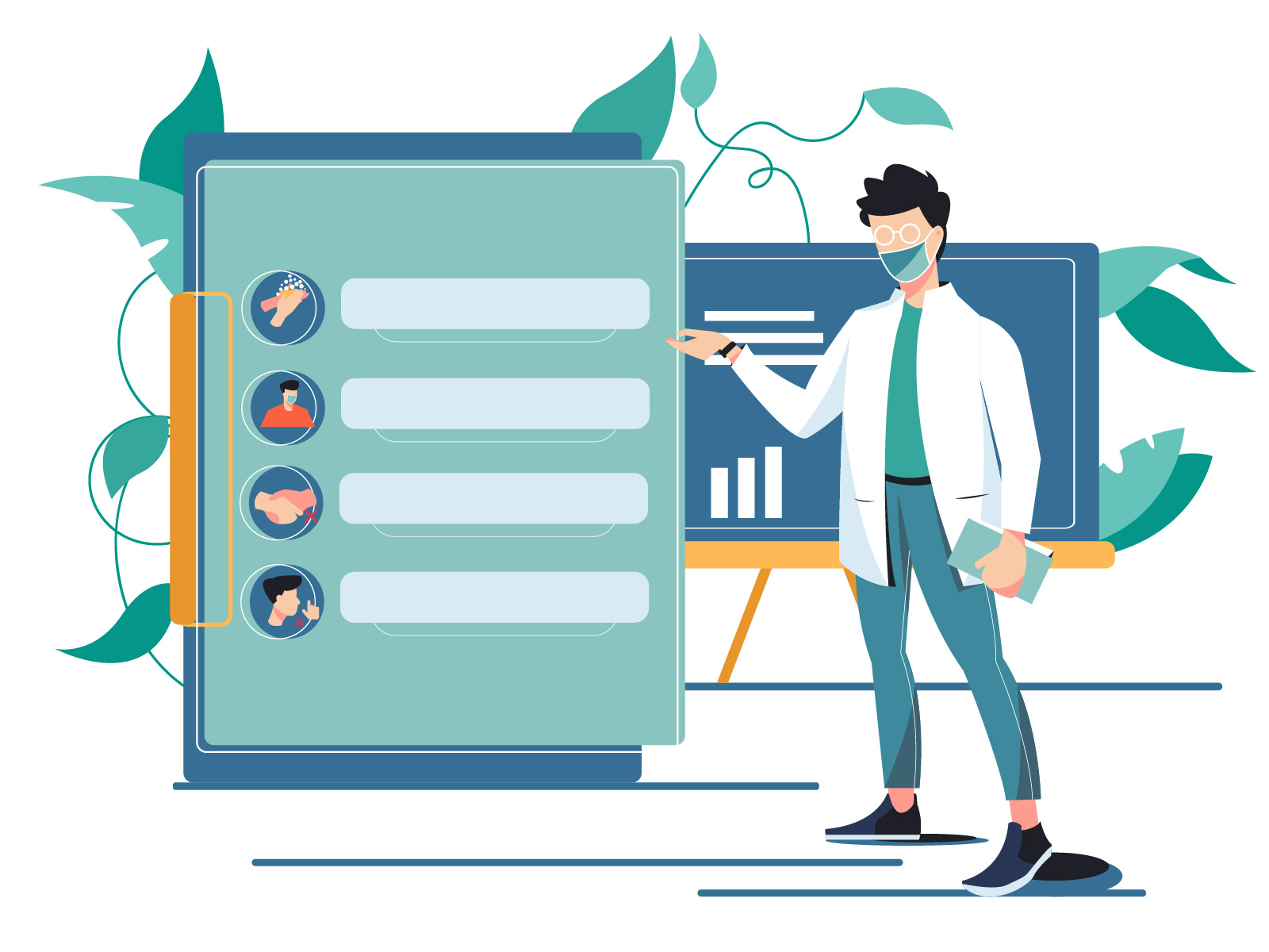 Doctor Explain Vector Art, Icons, and Graphics for Free Download Doctor Explain Vector Art, Icons, and Graphics for Free Download