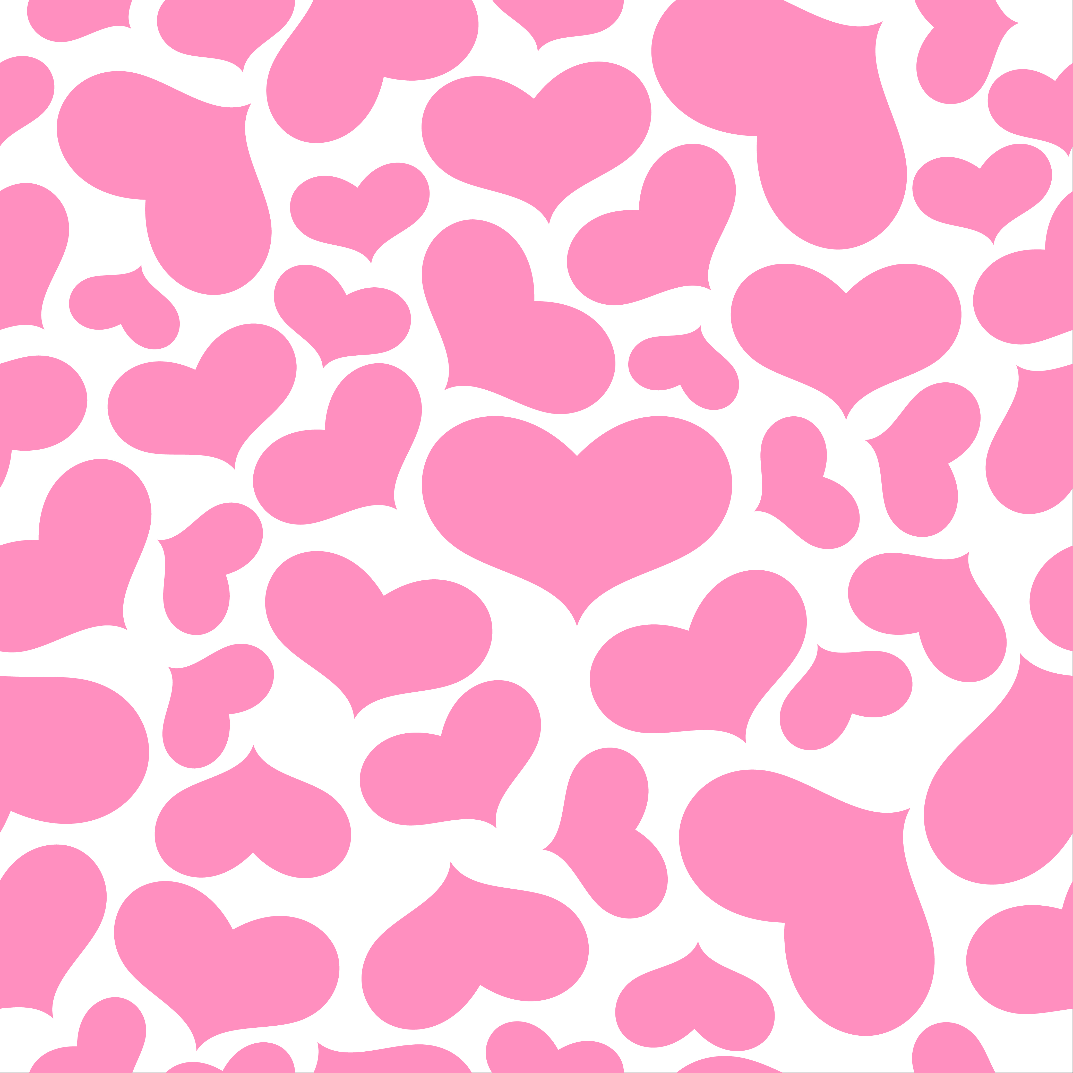 Pink hearts on white seamless pattern 1259231 Vector Art at Vecteezy Pink hearts on white seamless pattern 1259231 Vector Art at Vecteezy