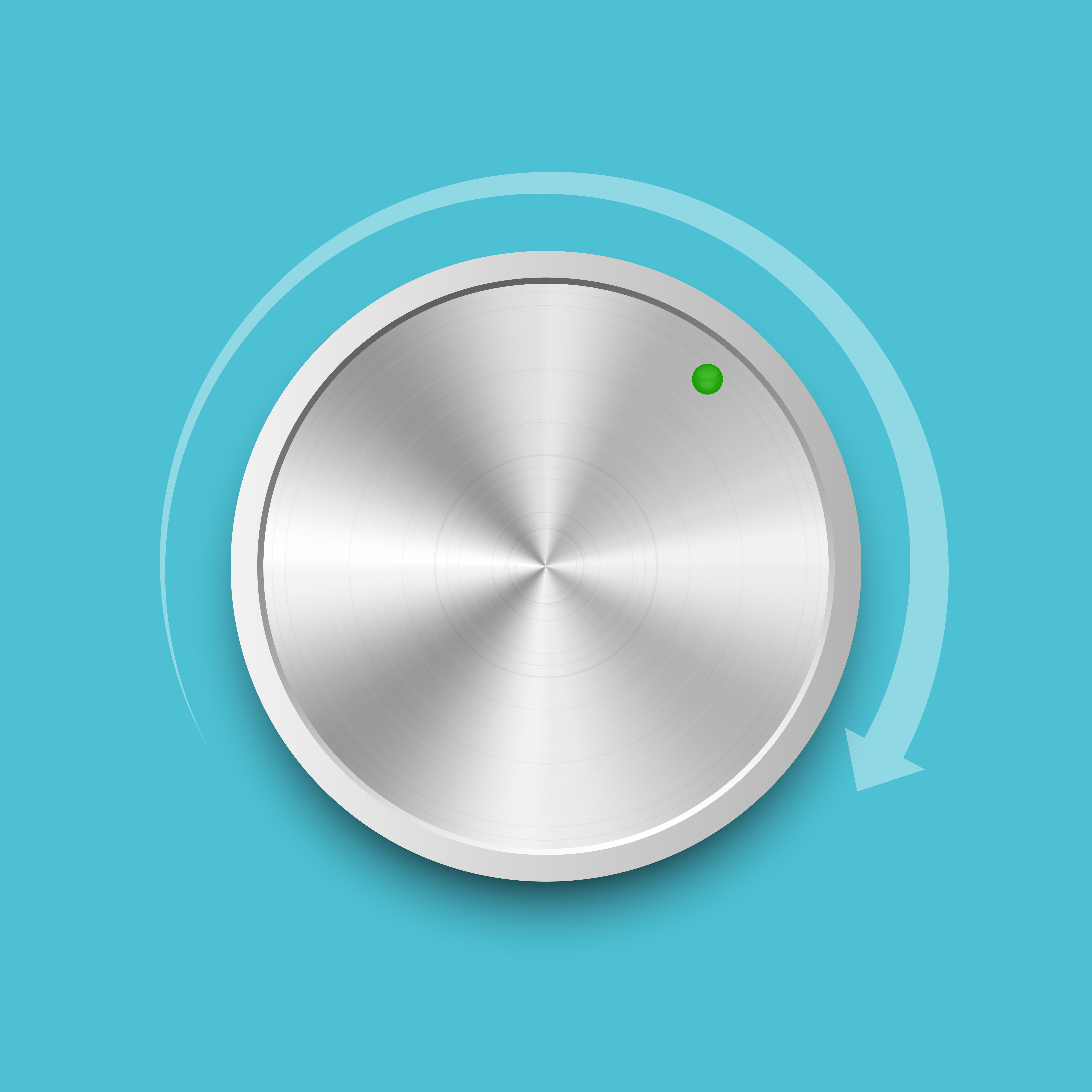 Metallic volume button 1270888 Vector Art at Vecteezy