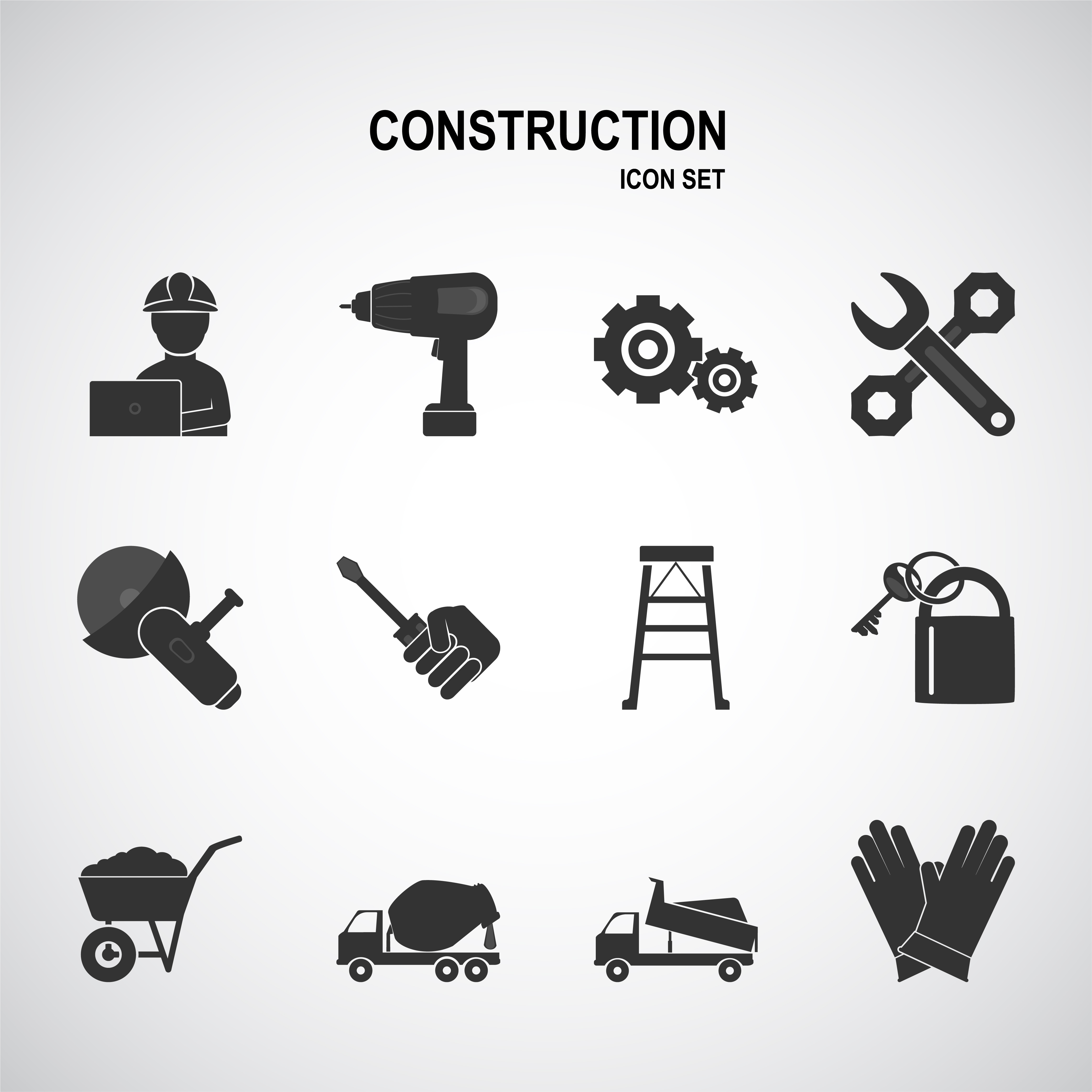 Construction tool icon set 1270933 Vector Art at Vecteezy Construction tool icon set 1270933 Vector Art at Vecteezy