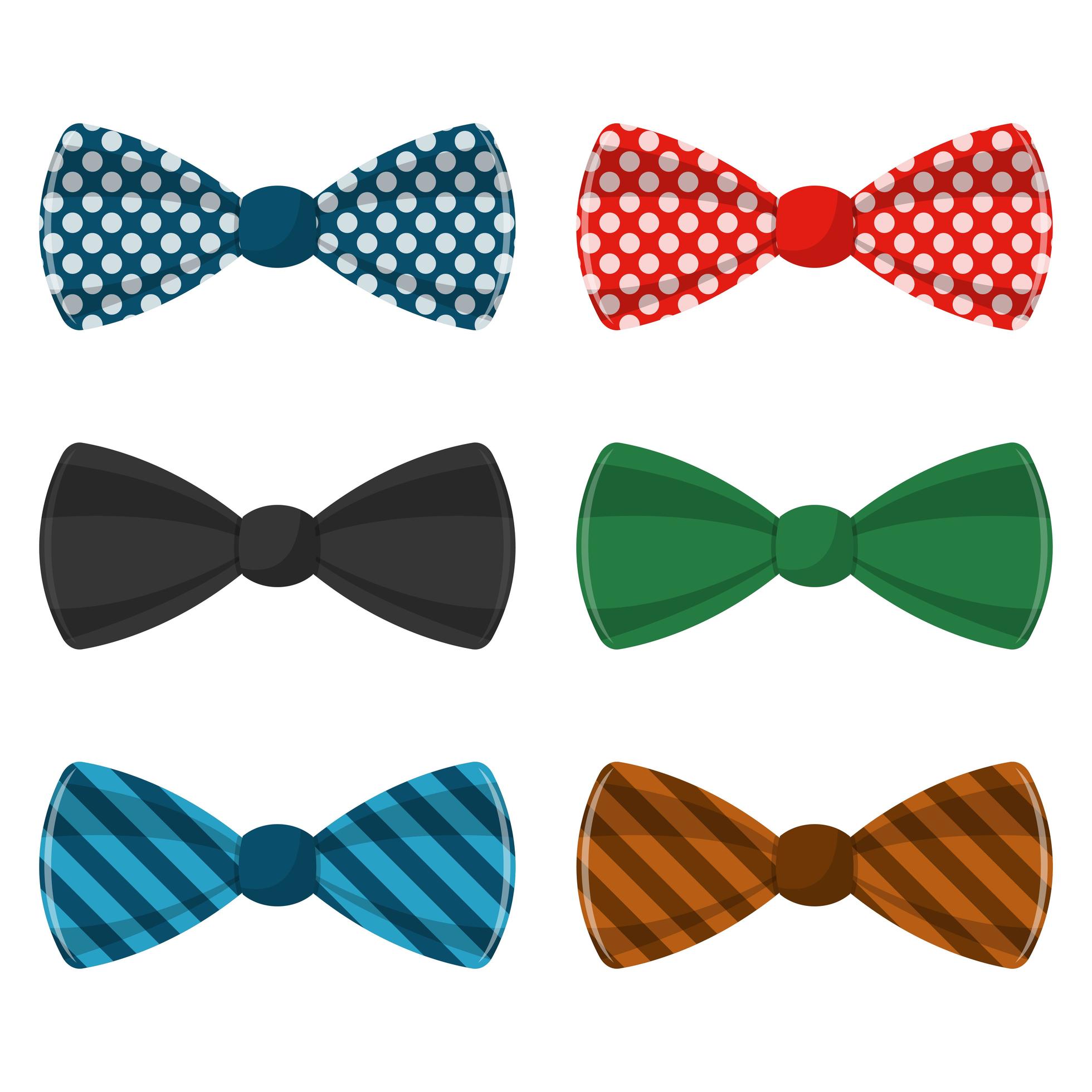 Stylish bow tie 1271083 Vector Art at Vecteezy