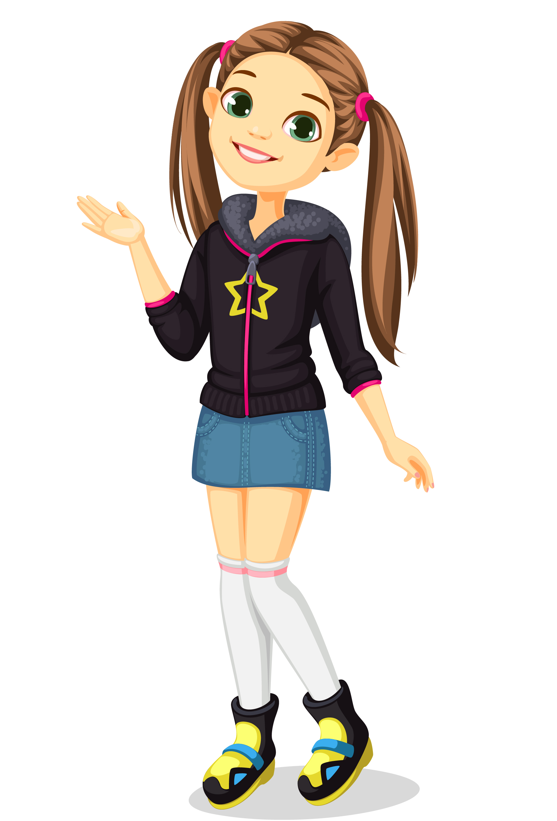 Cute stylish girl in standing pose 1307891 Vector Art at Vecteezy Cute stylish girl in standing pose 1307891 Vector Art at Vecteezy